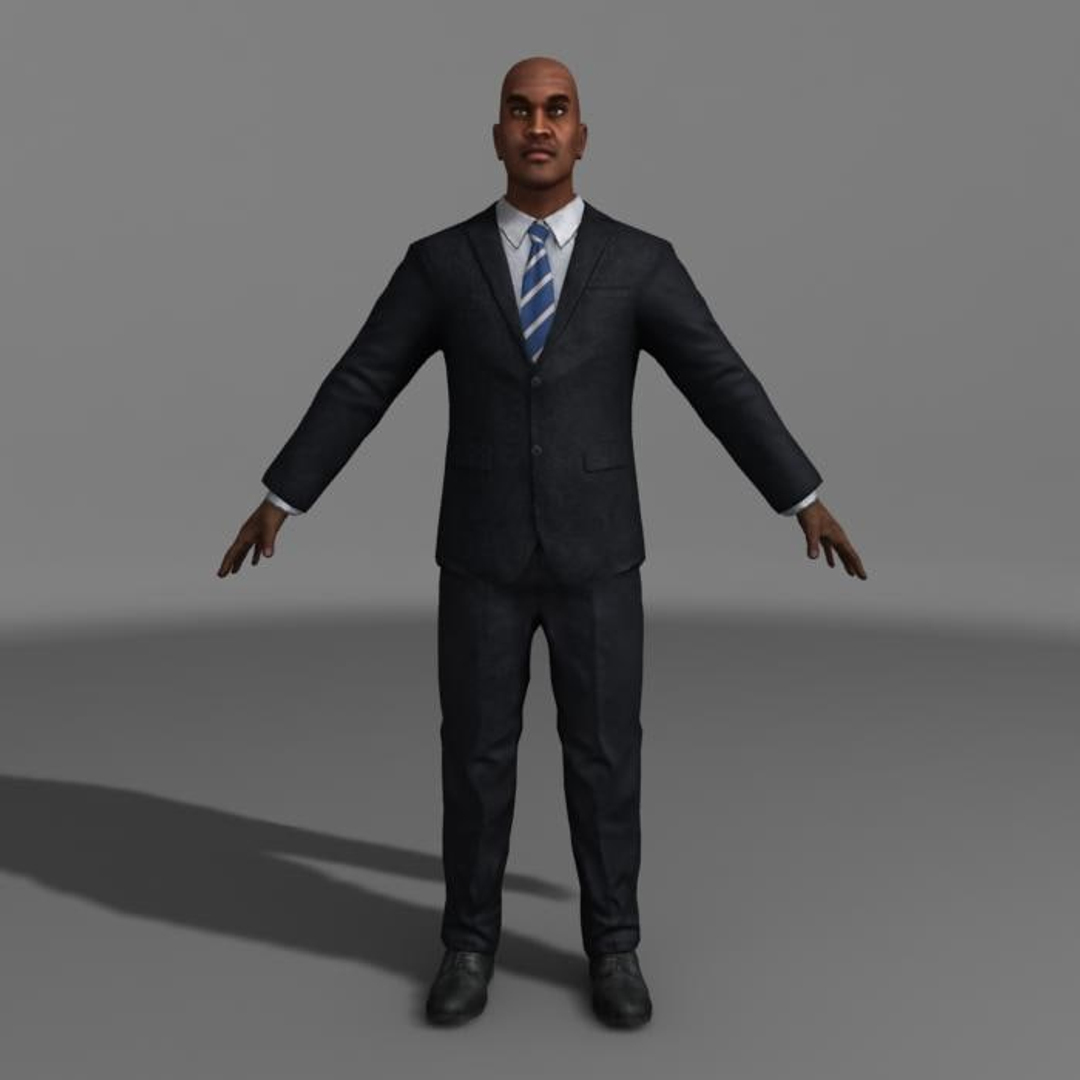 3d Model Rigged Character