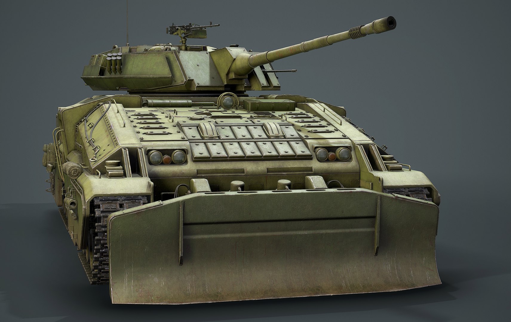 Sci Fi Tank Low Poly 3D Model - TurboSquid 1755202