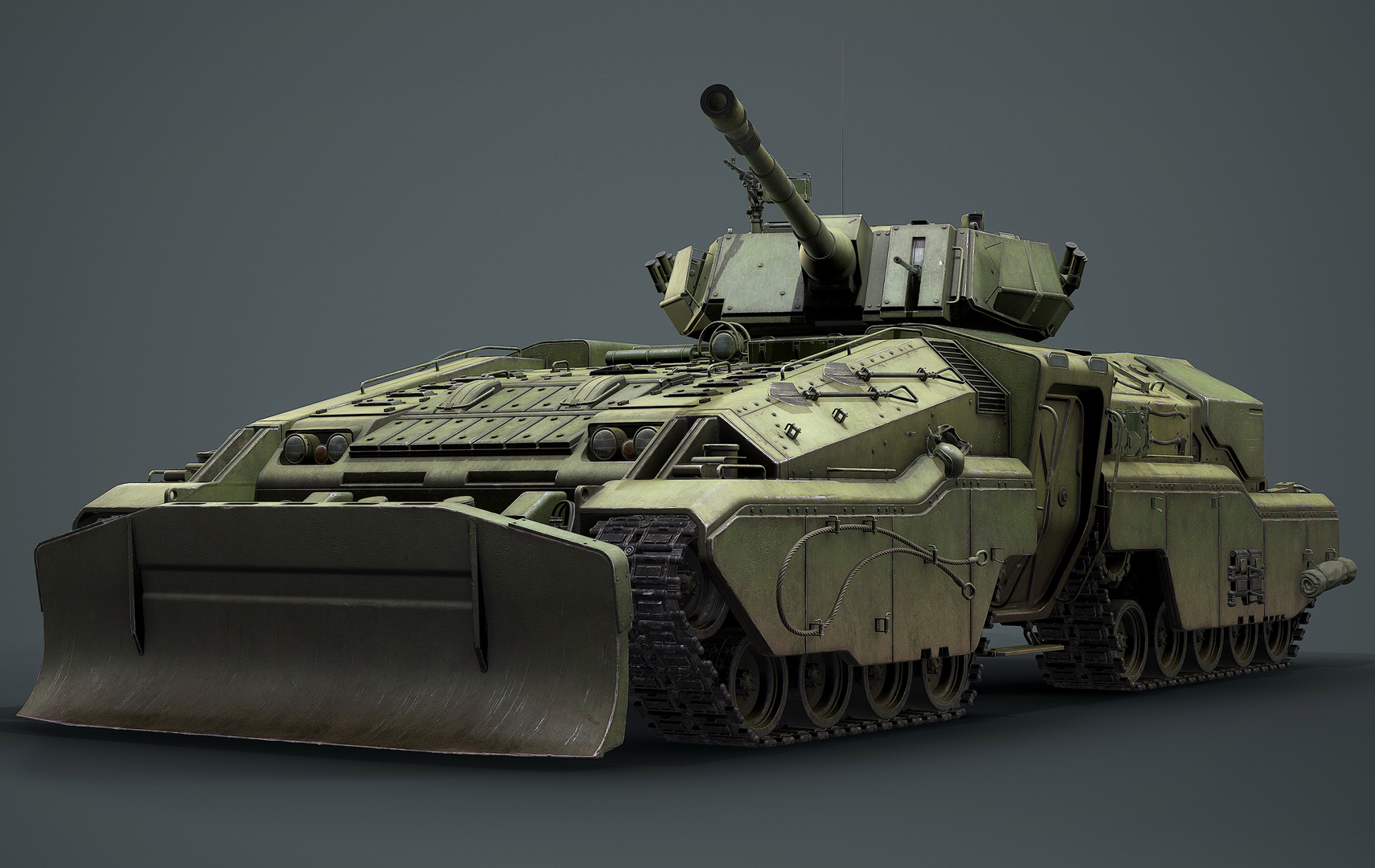 Sci Fi Tank low poly 3D model - TurboSquid 1755202