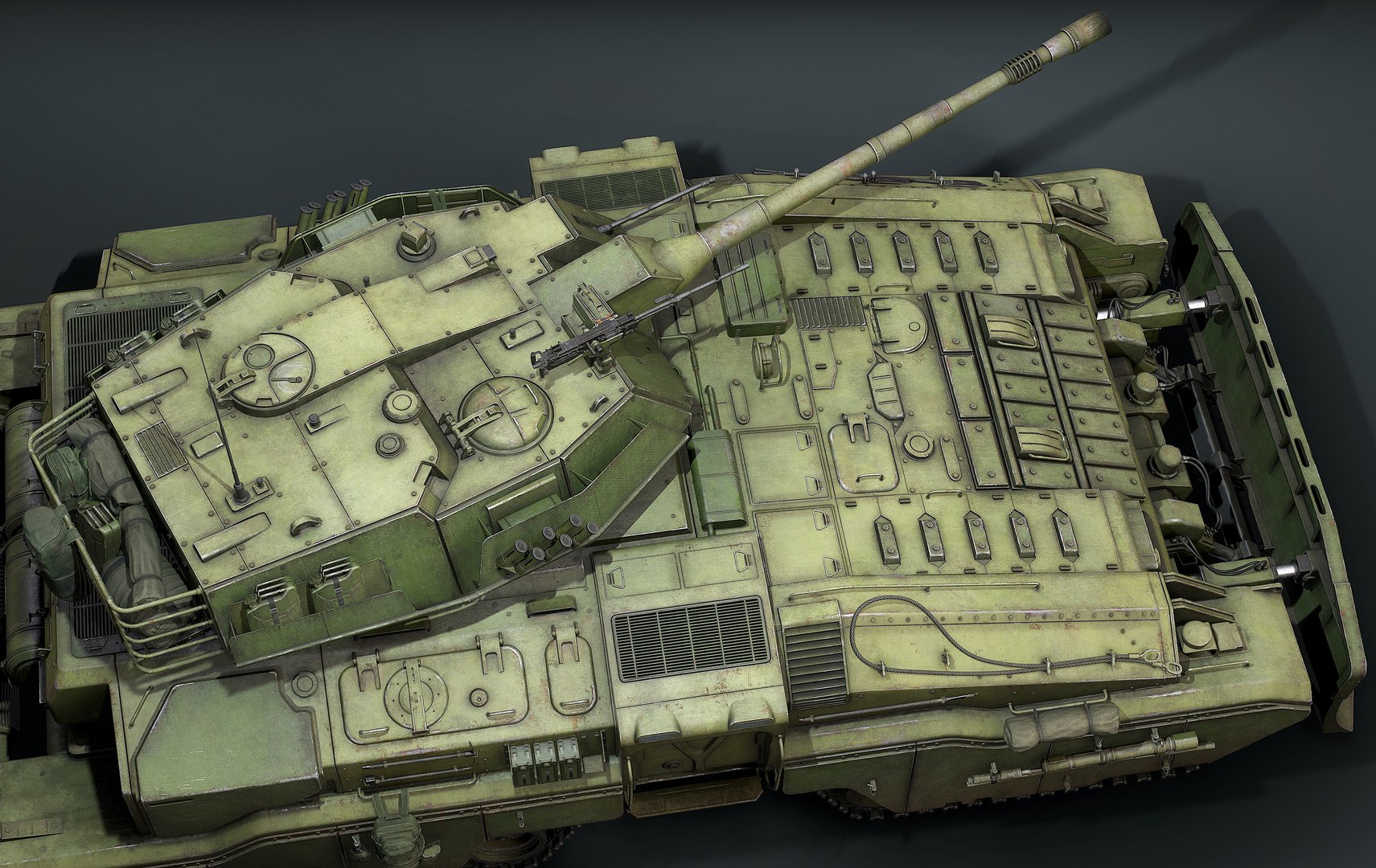 Sci Fi Tank Low Poly 3D Model - TurboSquid 1755202