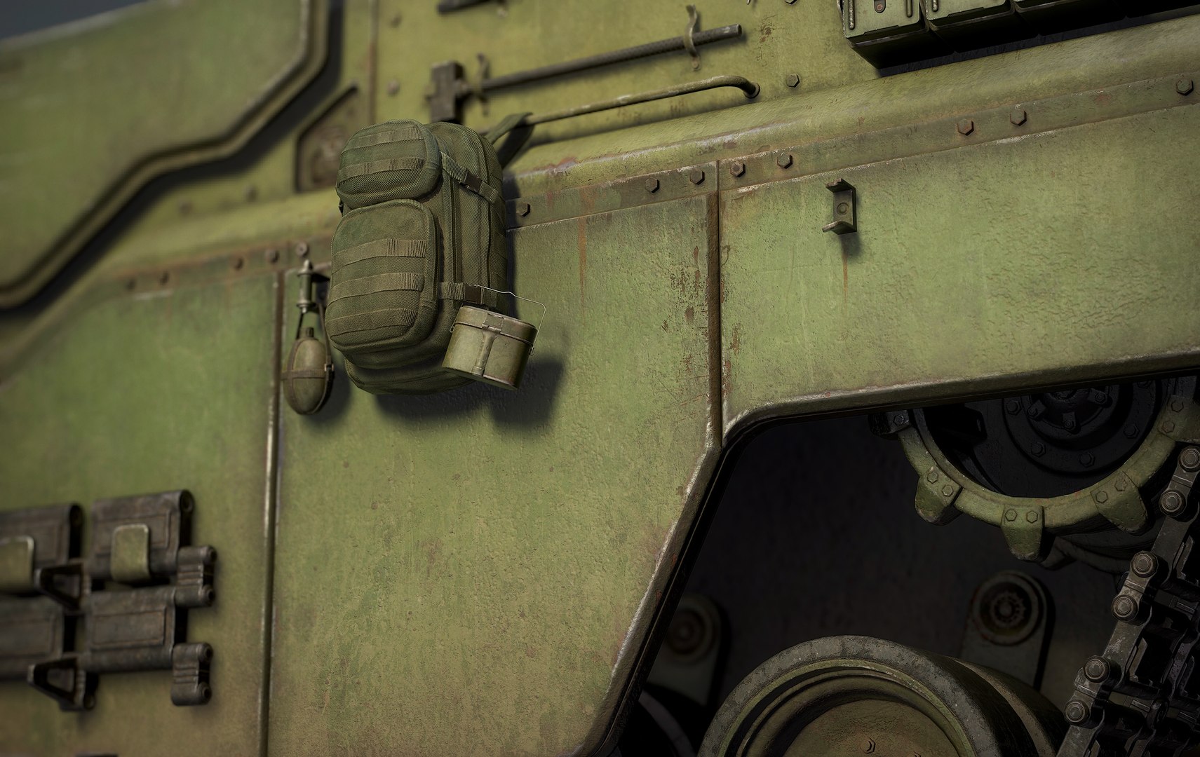 Sci Fi Tank Low Poly 3D Model - TurboSquid 1755202