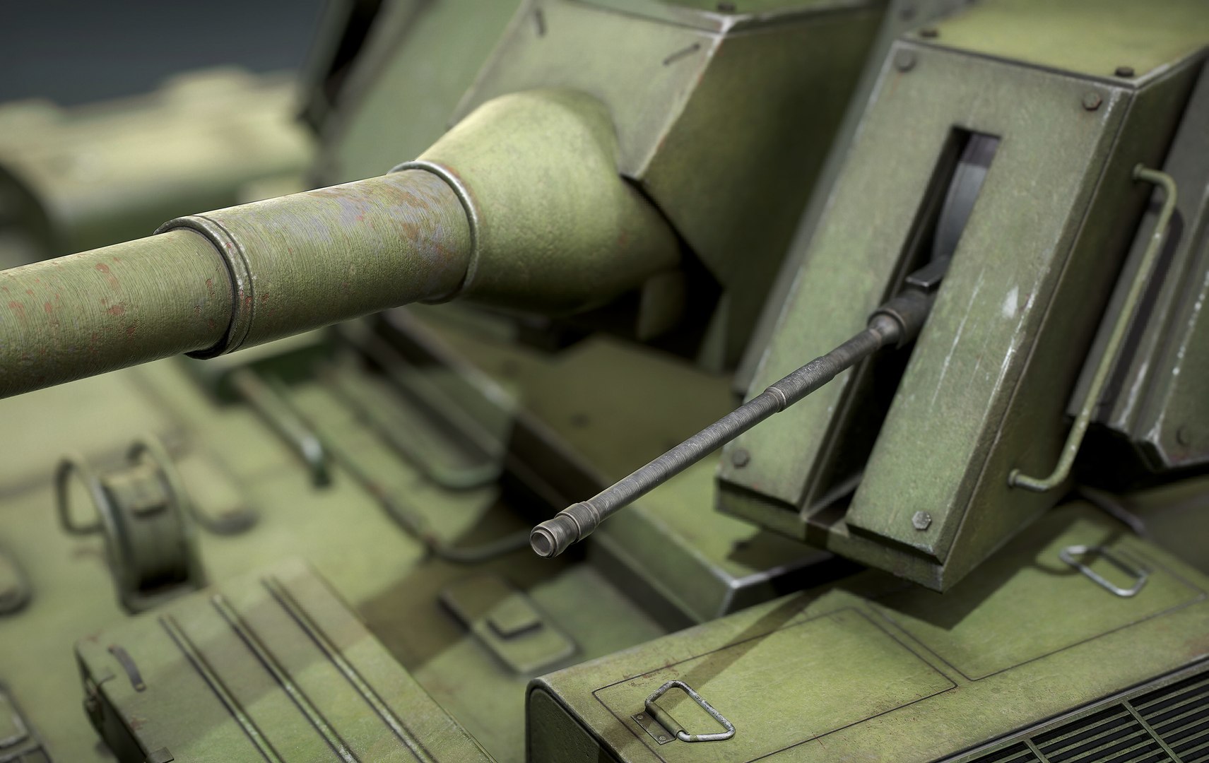 Sci Fi Tank Low Poly 3D Model - TurboSquid 1755202