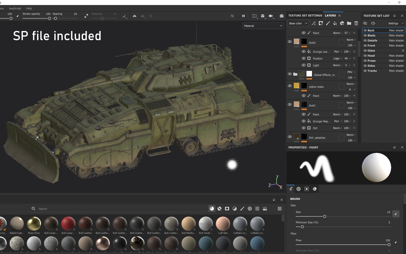 Sci Fi Tank Low Poly 3D Model - TurboSquid 1755202