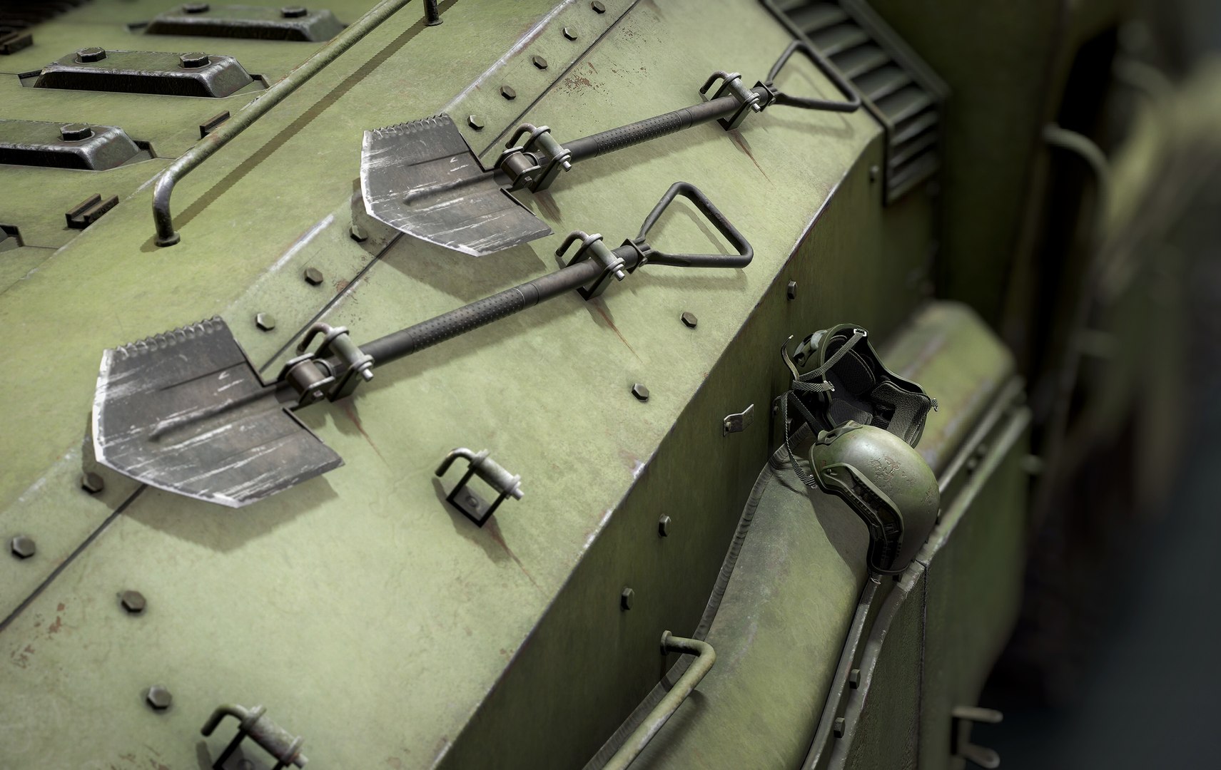 Sci Fi Tank Low Poly 3D Model - TurboSquid 1755202