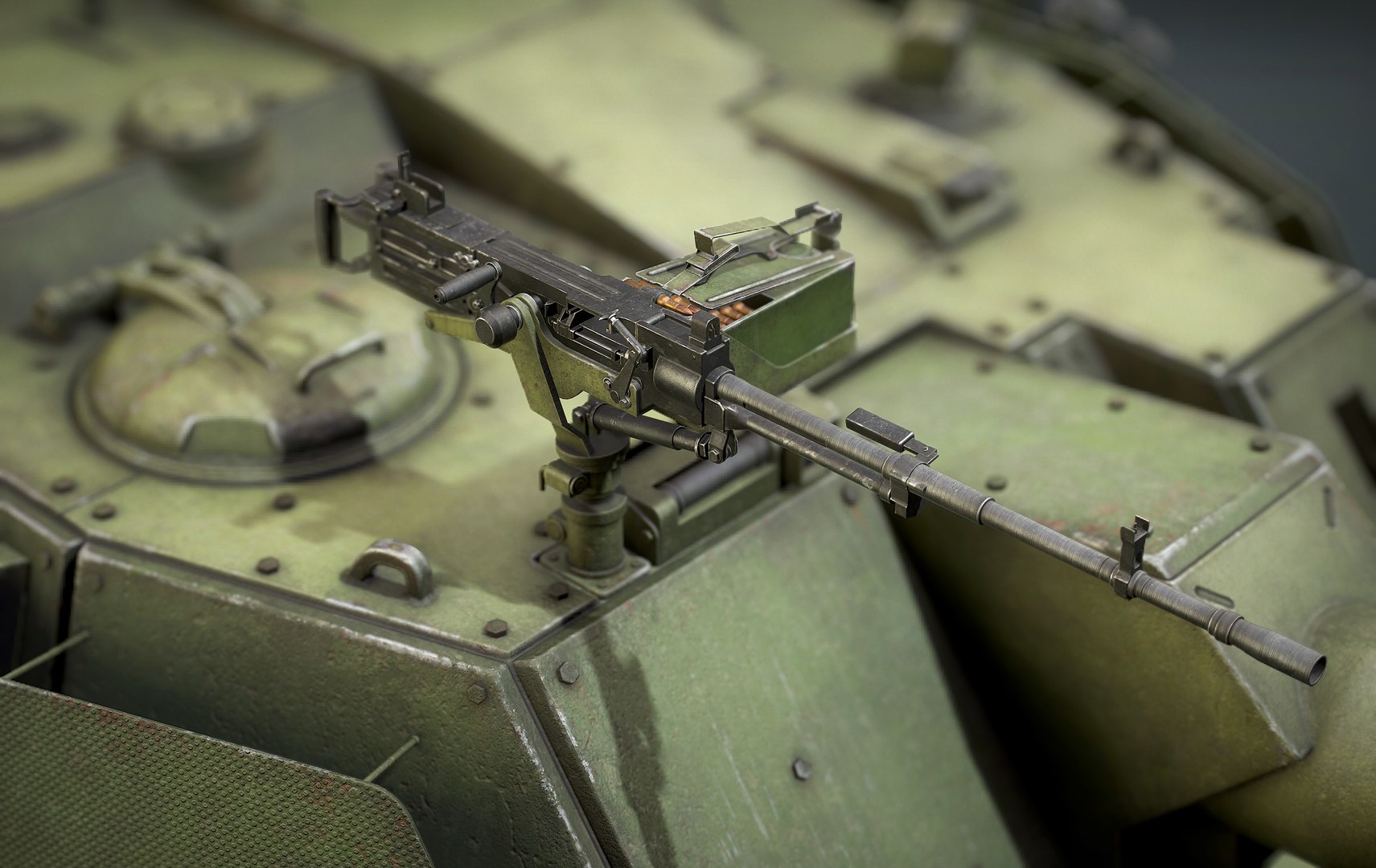 Sci Fi Tank Low Poly 3D Model - TurboSquid 1755202