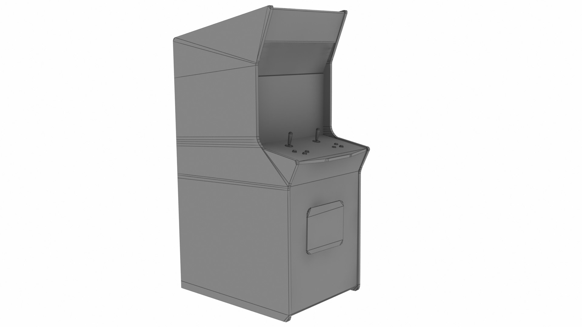 3D Arcade Games 4 In 1 Model - TurboSquid 2517206