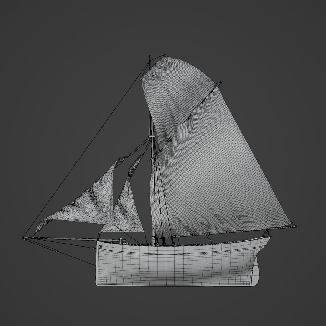 3D Schooner model - TurboSquid 1831877