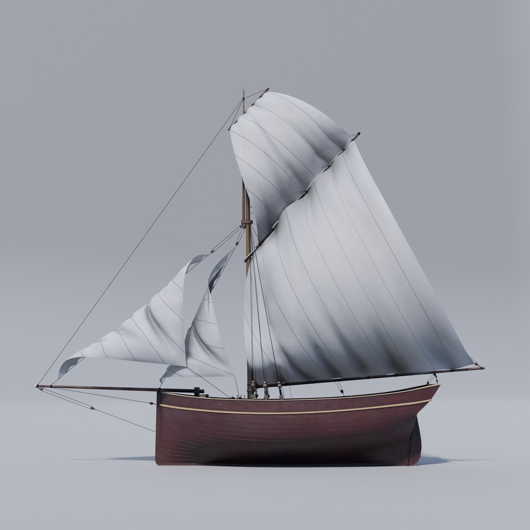 3D Schooner Model - TurboSquid 1831877