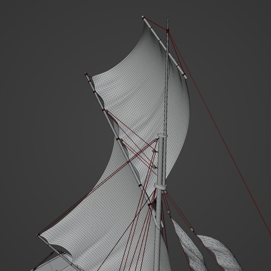 3D Schooner model - TurboSquid 1831877