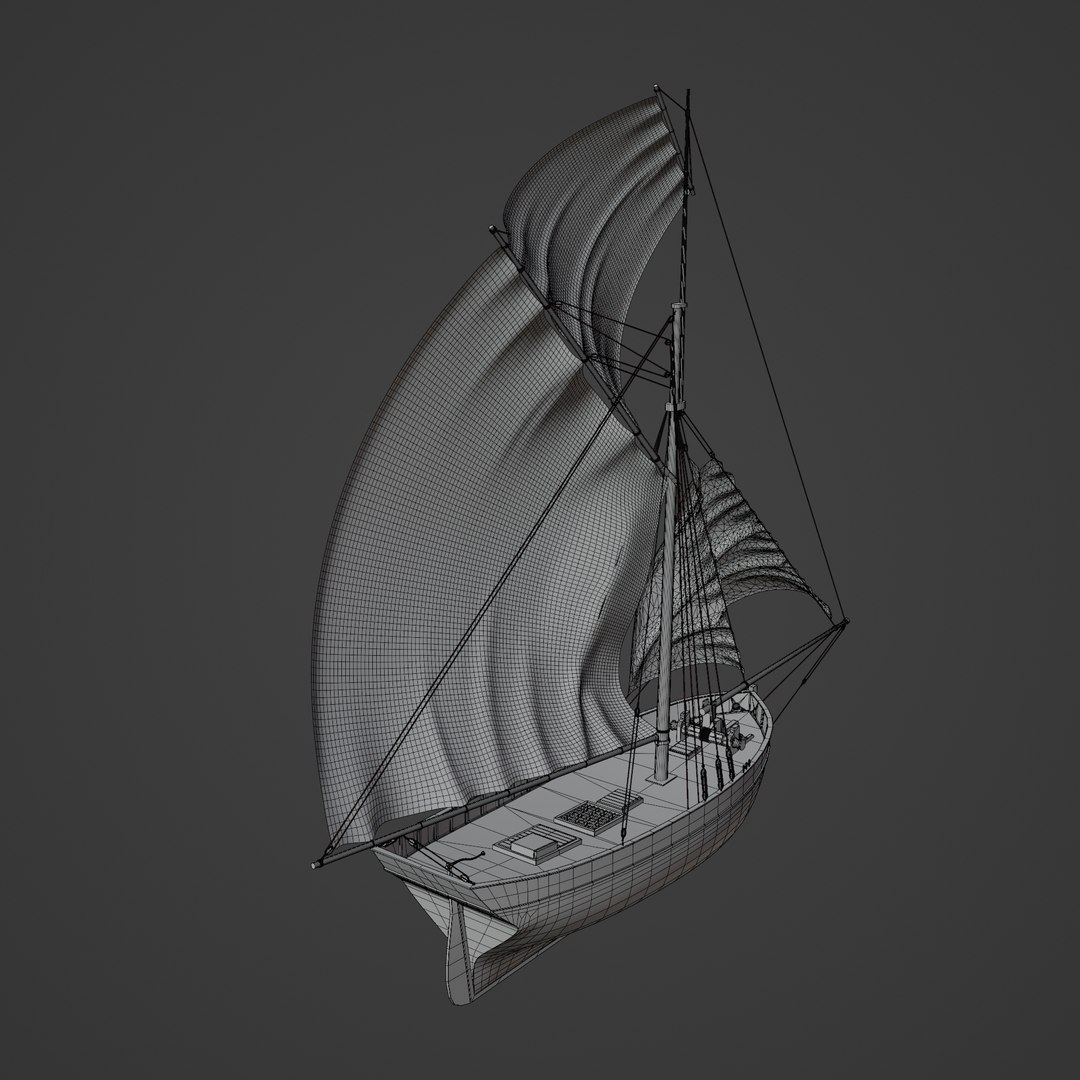 3D Schooner Model - TurboSquid 1831877