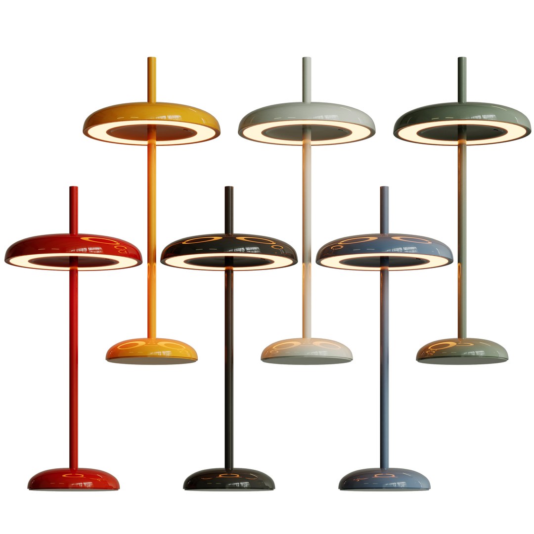 NEXIA Porte Table Lamp In 6 Colors 3D Model - TurboSquid 2226777