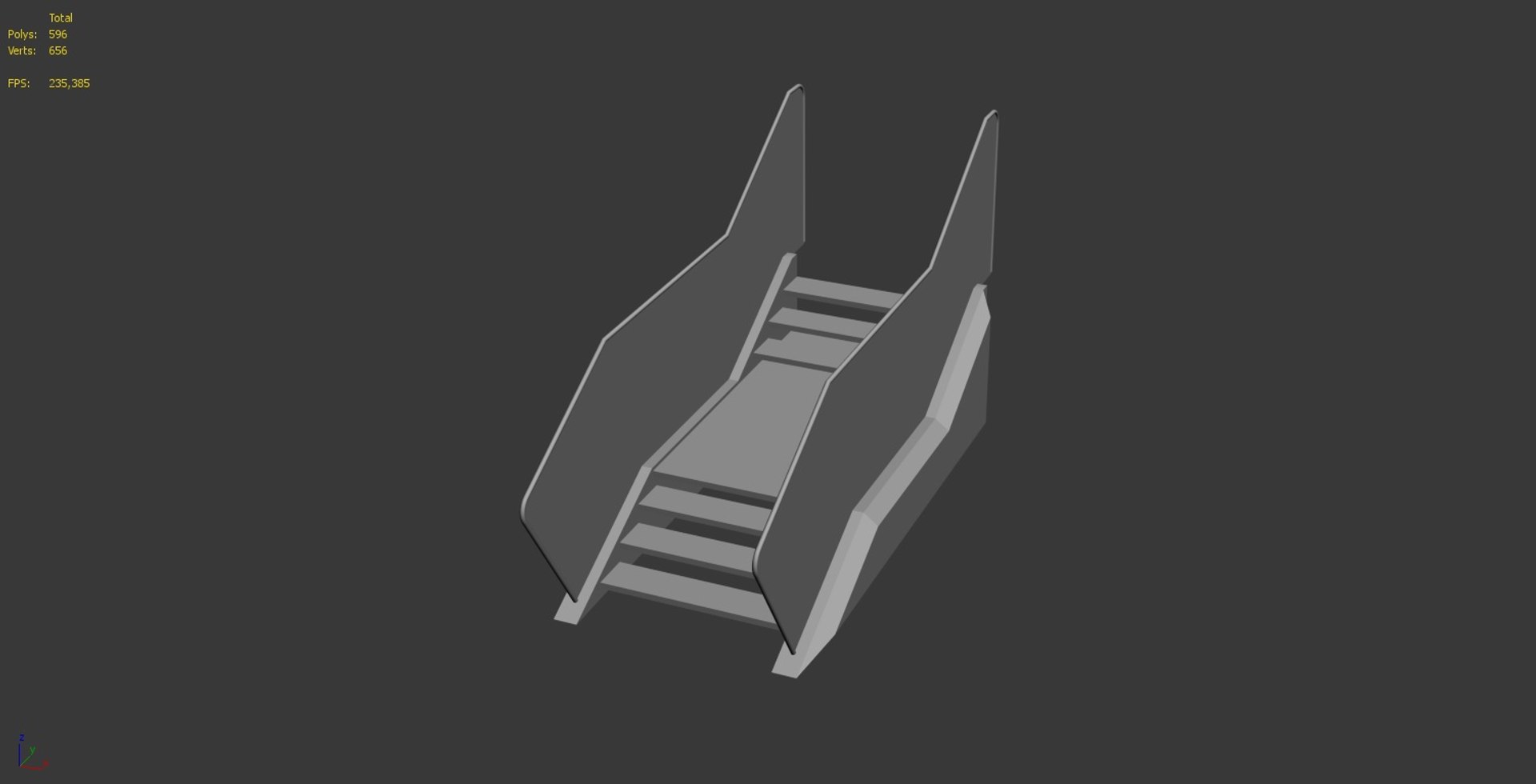 Sci-fi stair 3D model - TurboSquid 1540823