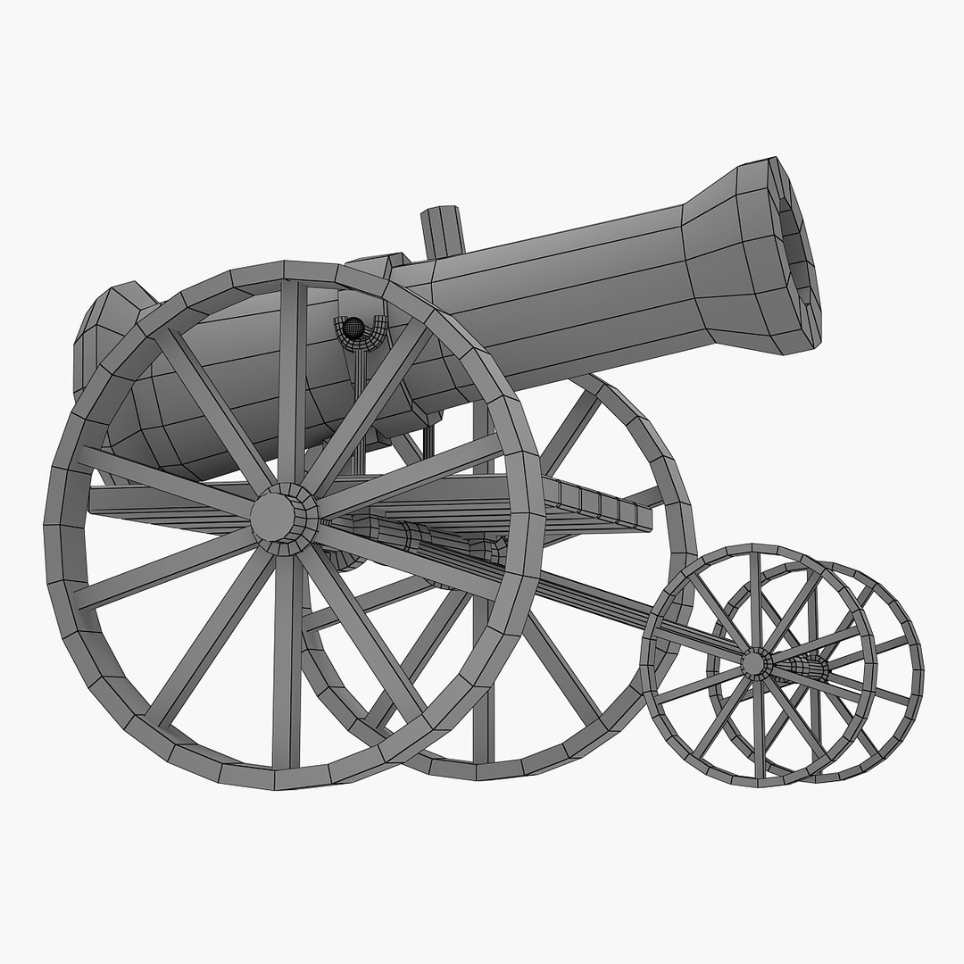 Medieval Cannon 3D - TurboSquid 1545455