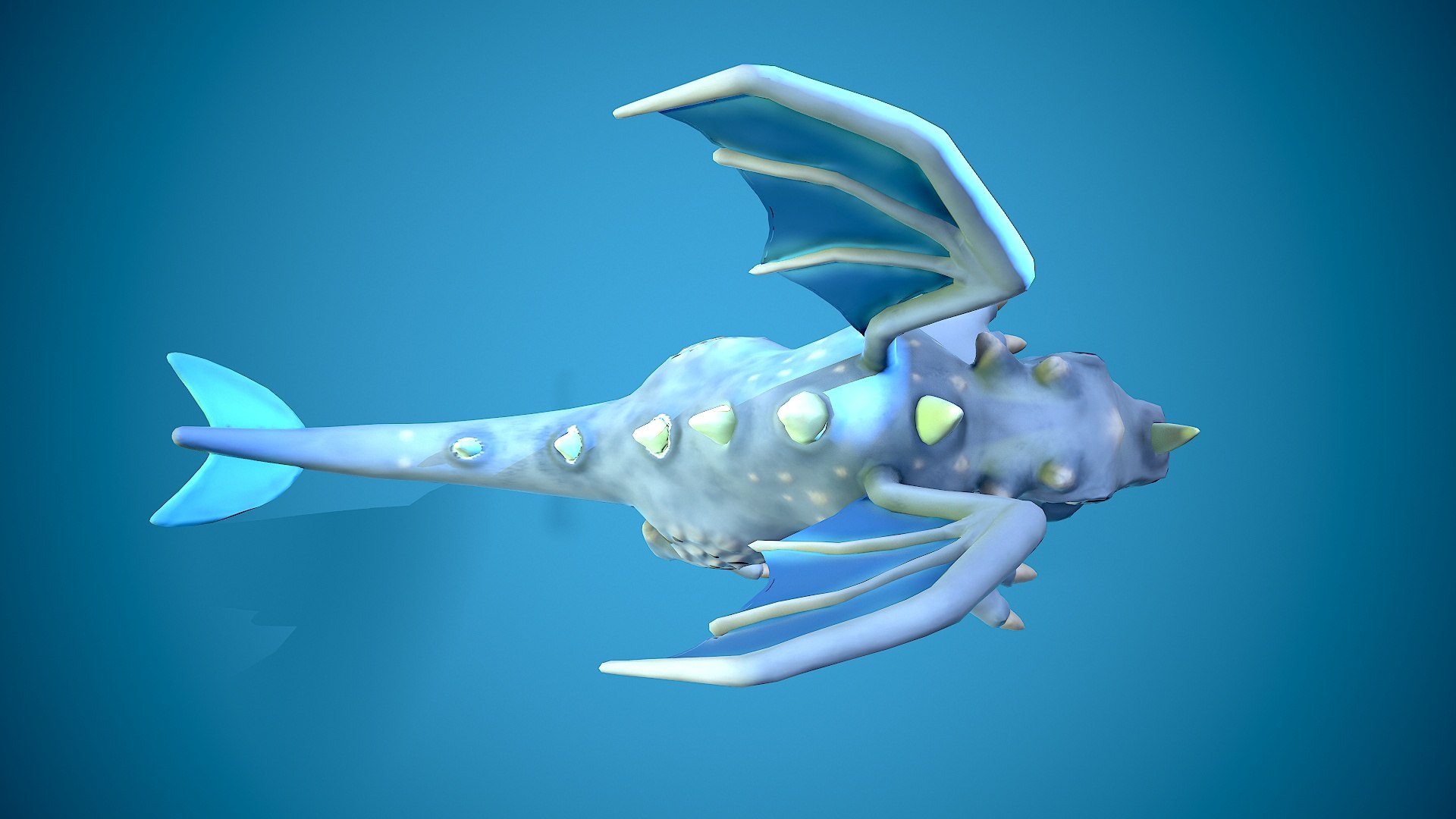 Cartoon Frost Dragon 3D - TurboSquid 2070087