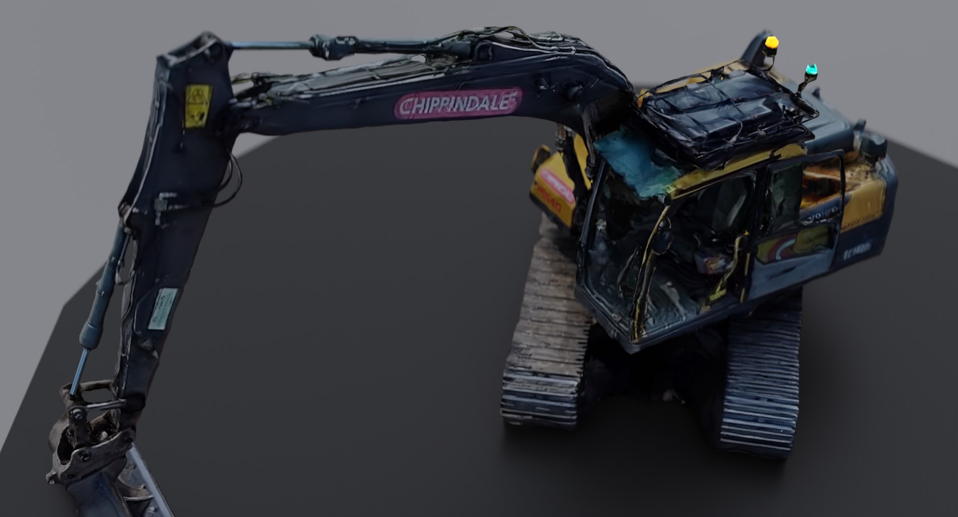 Excavator Digger - Construction Site Asset 3D Model - TurboSquid 2093573