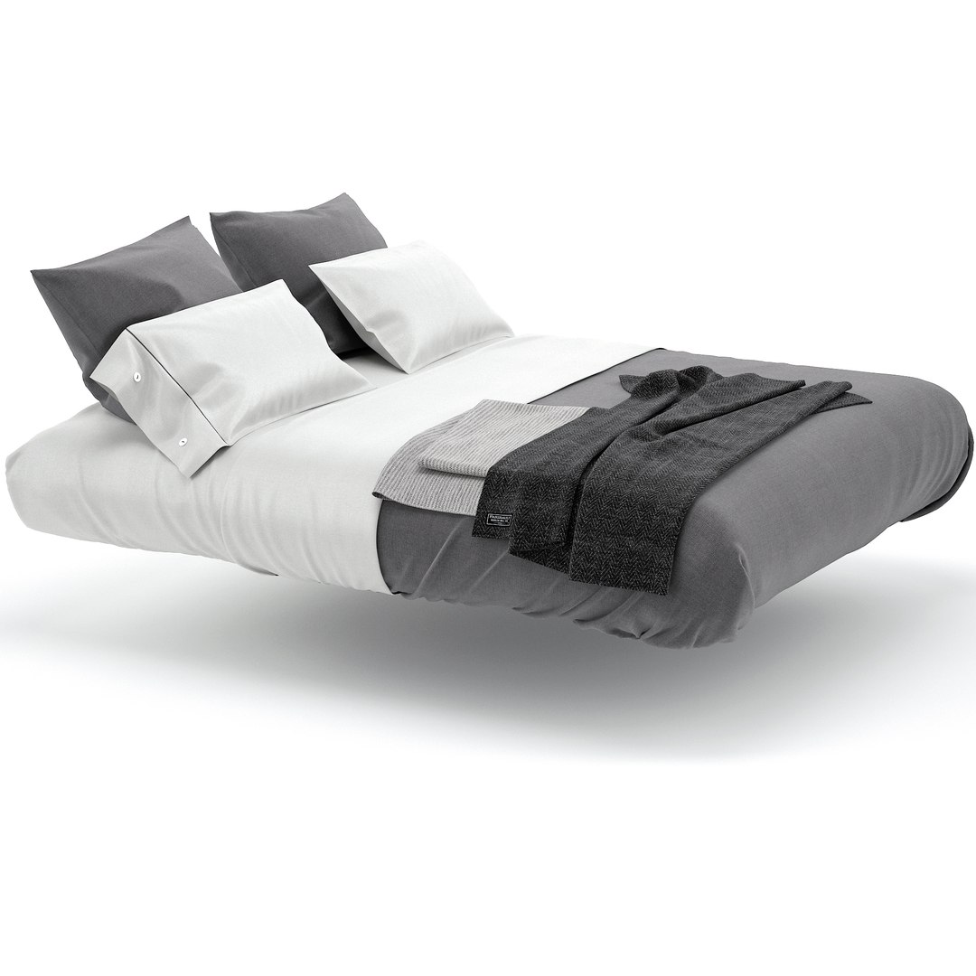 3D bed photorealistic realistic model - TurboSquid 1226503