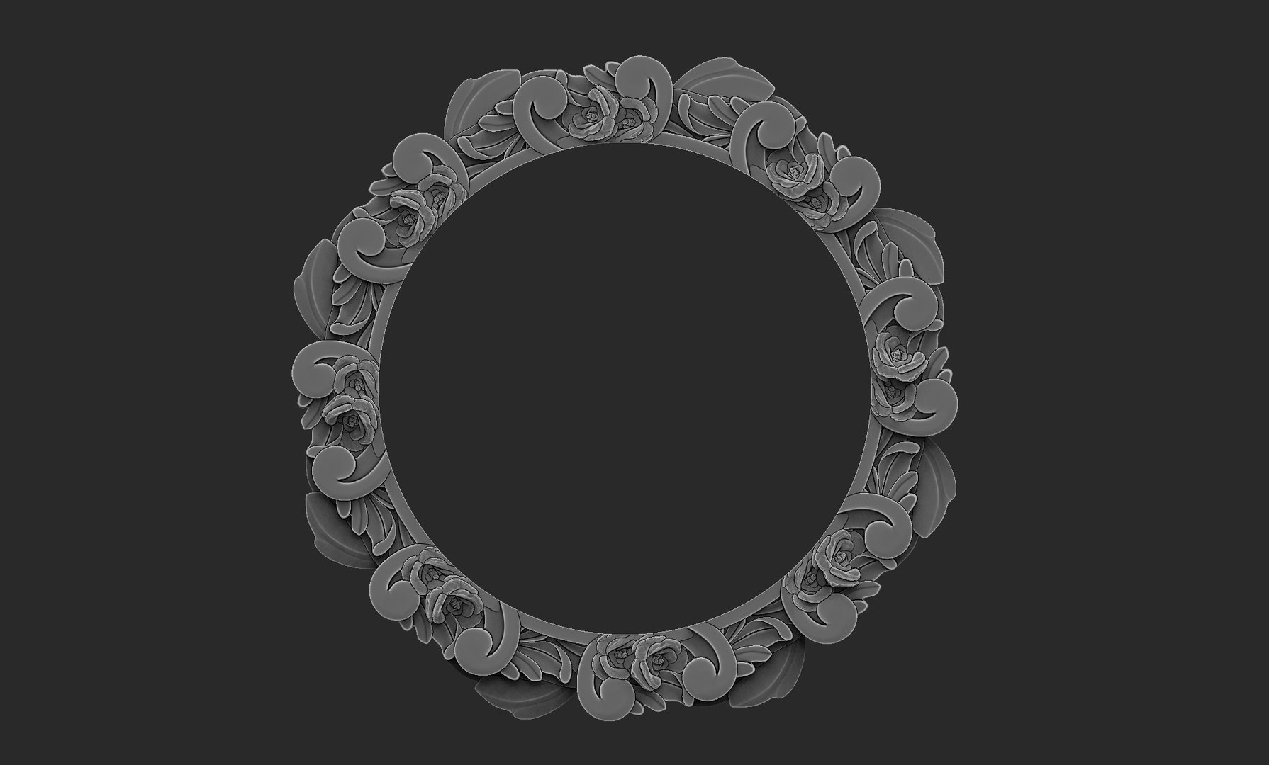 Decorative Frame 02 3D Model - TurboSquid 2219944