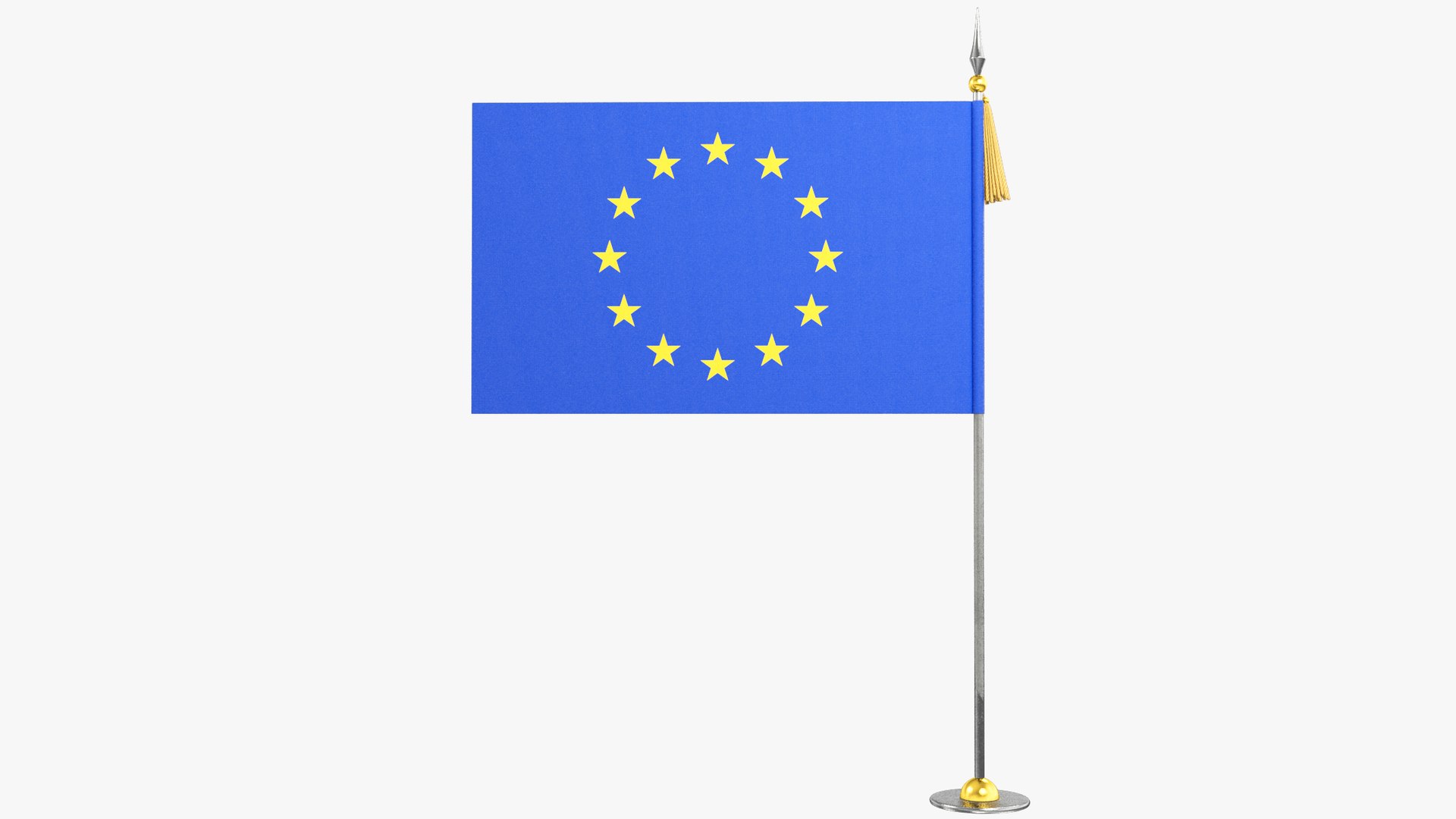 3D Flag Of Europe V3 Model - TurboSquid 1871584