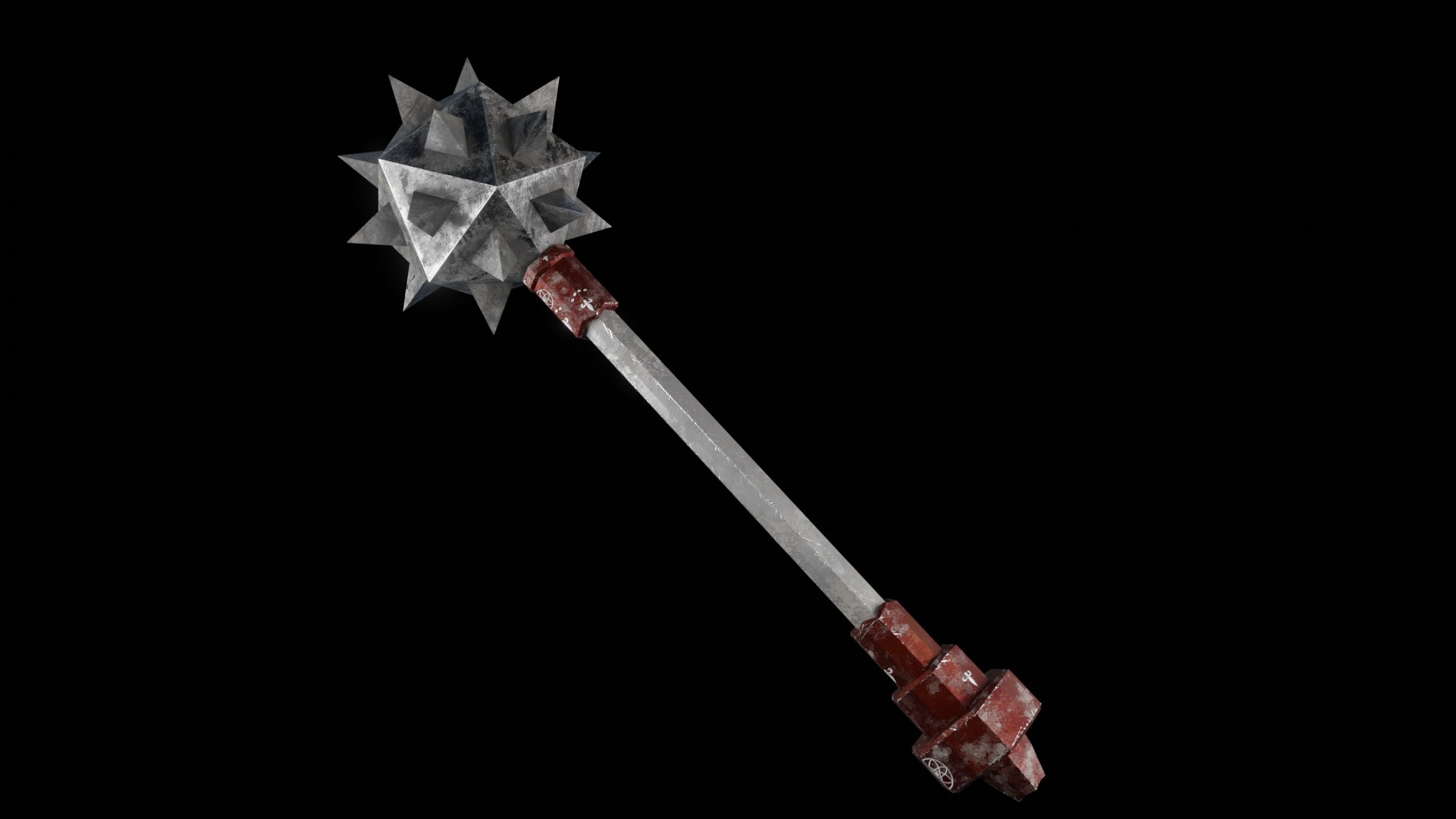 Spike Mace 3D Model - TurboSquid 1731825