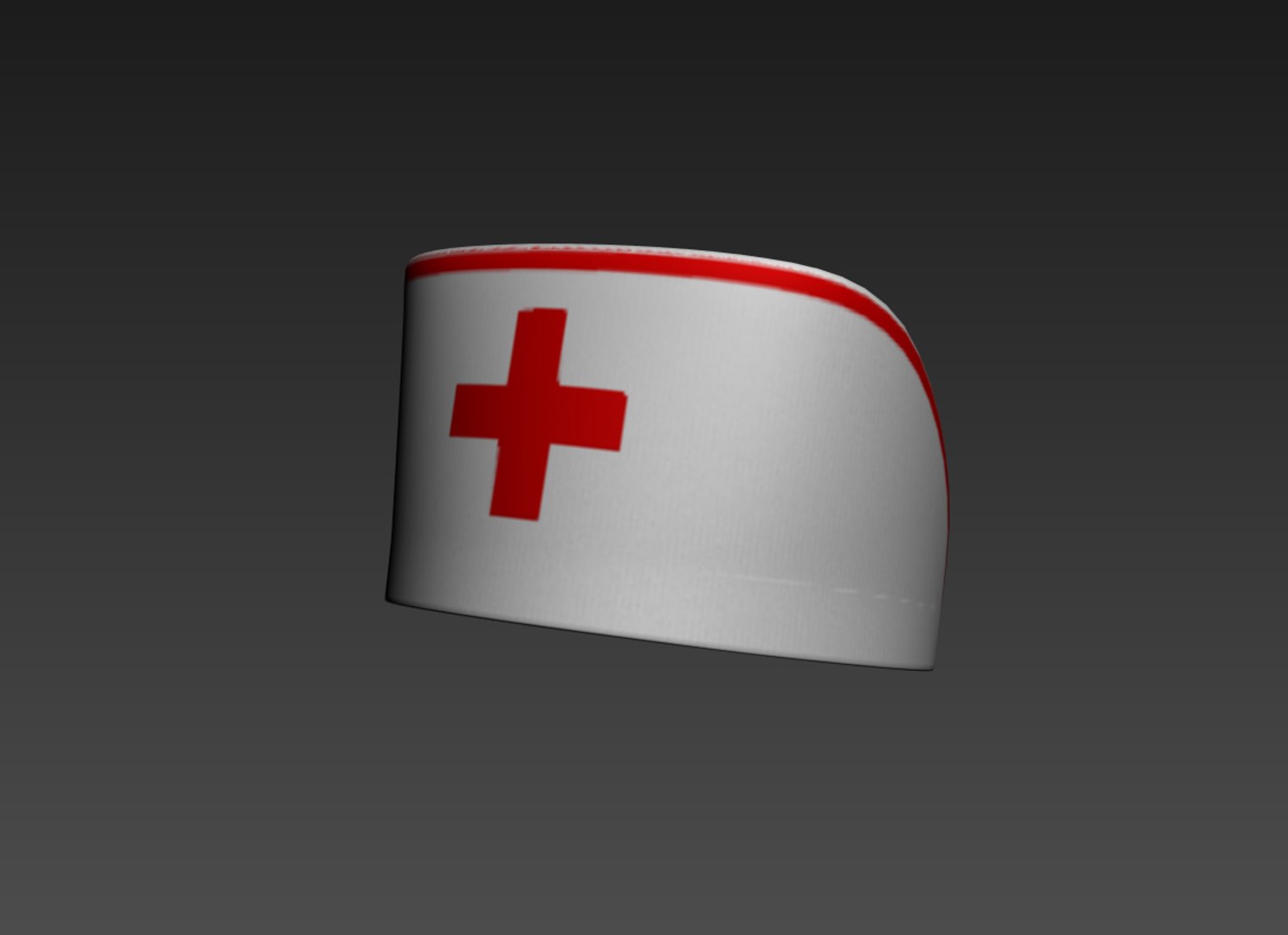 Nurse hat 3D model - TurboSquid 1433135