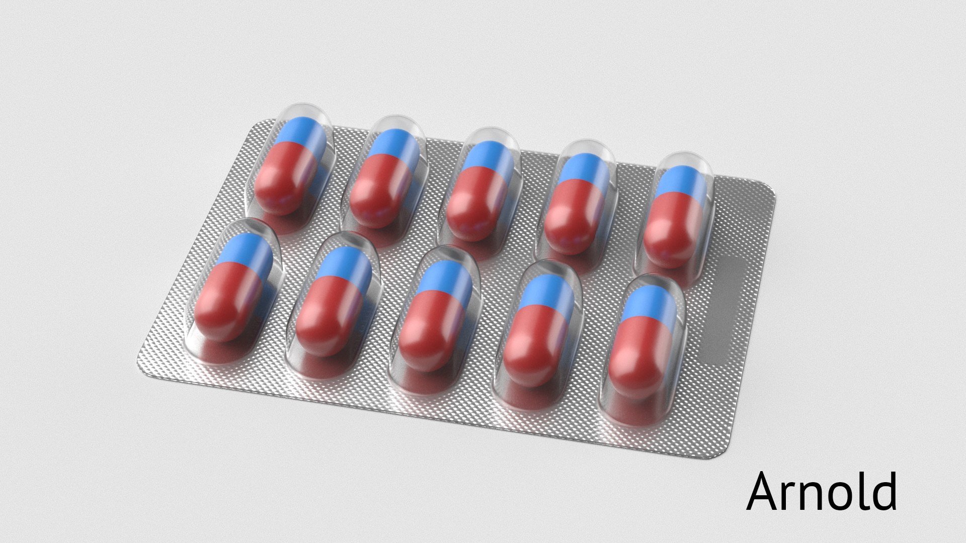 3D Model Blister Pack With Pills - TurboSquid 1765437