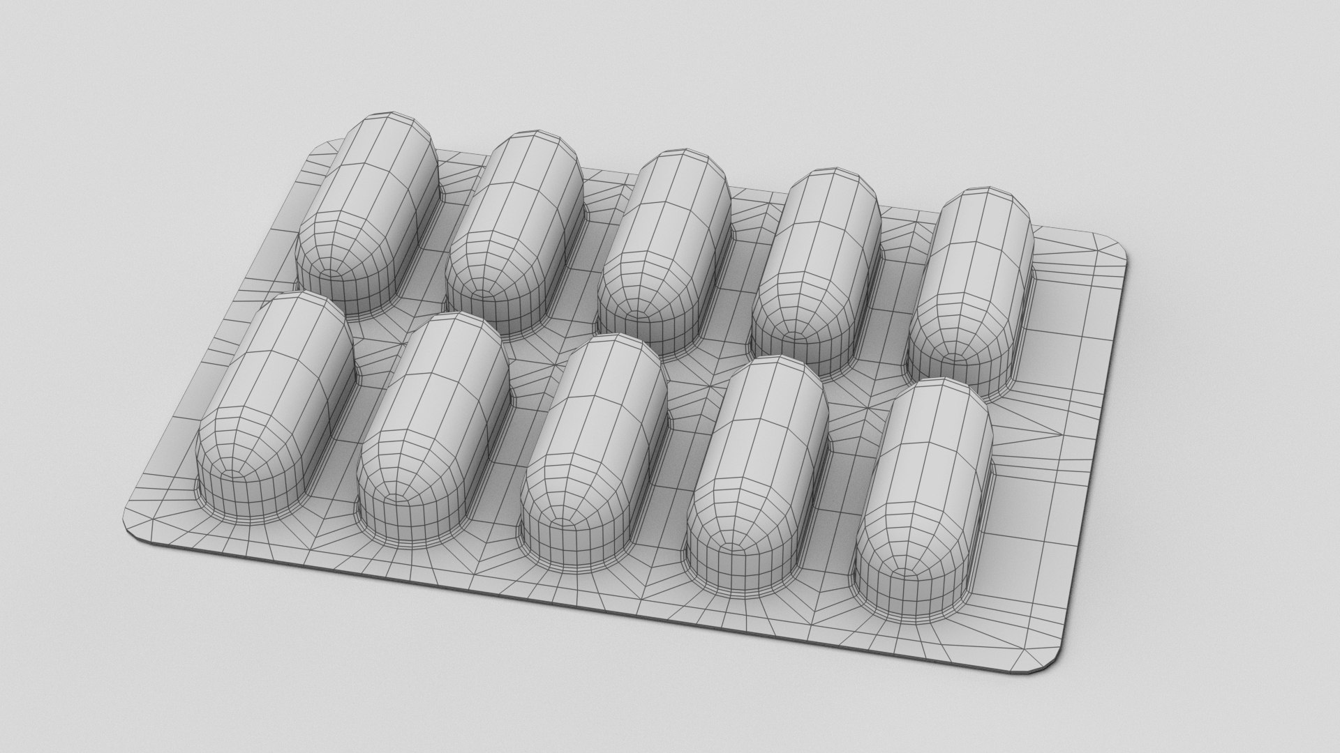 3D Model Blister Pack With Pills - TurboSquid 1765437