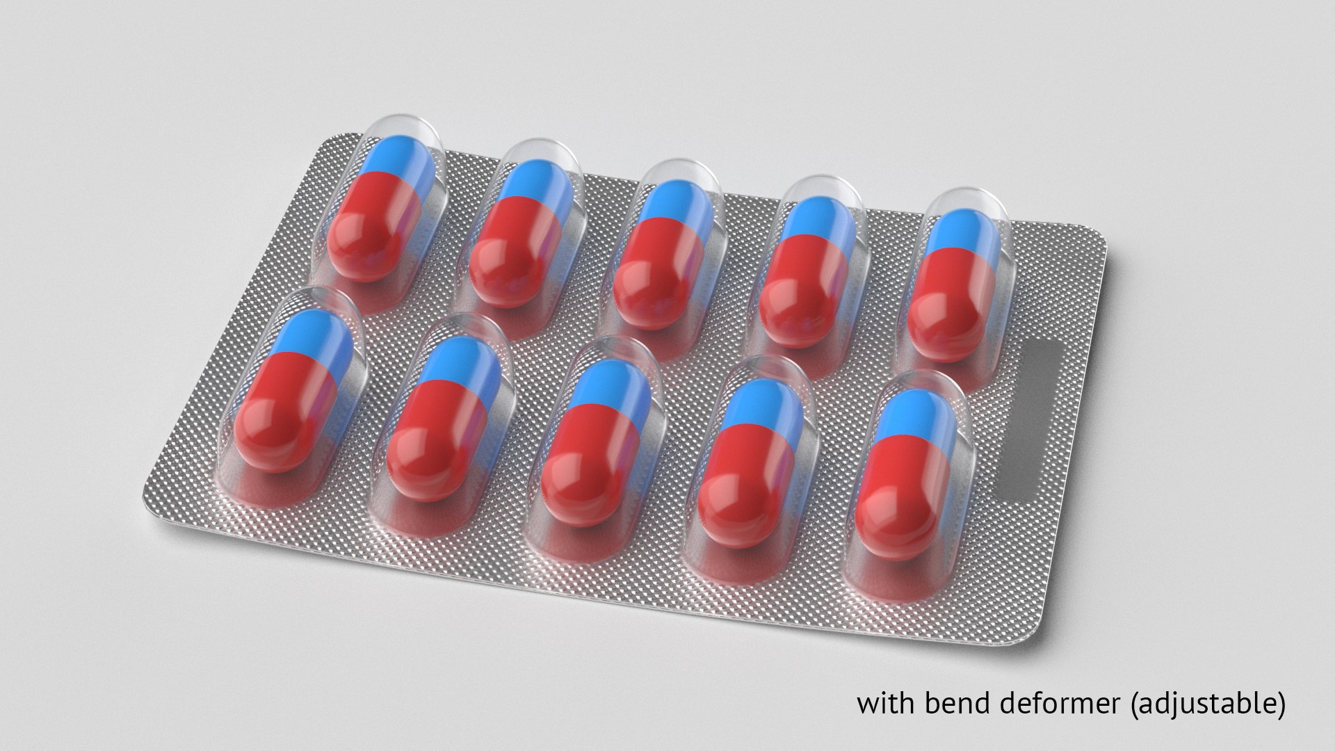 3D Model Blister Pack With Pills - TurboSquid 1765437
