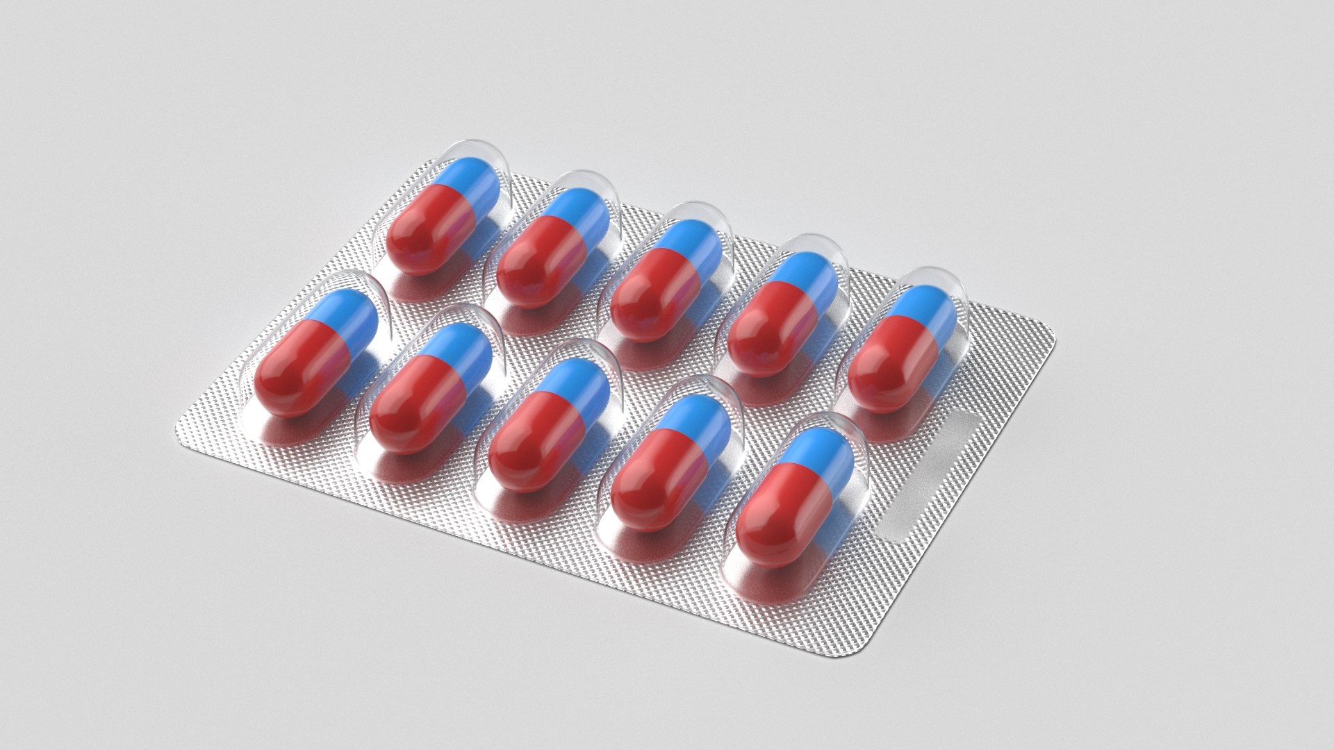 3D Model Blister Pack With Pills - TurboSquid 1765437