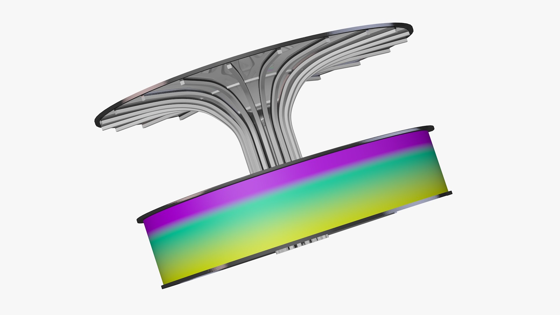 3D Futuristic Circular Bar Counter - TurboSquid 2217348
