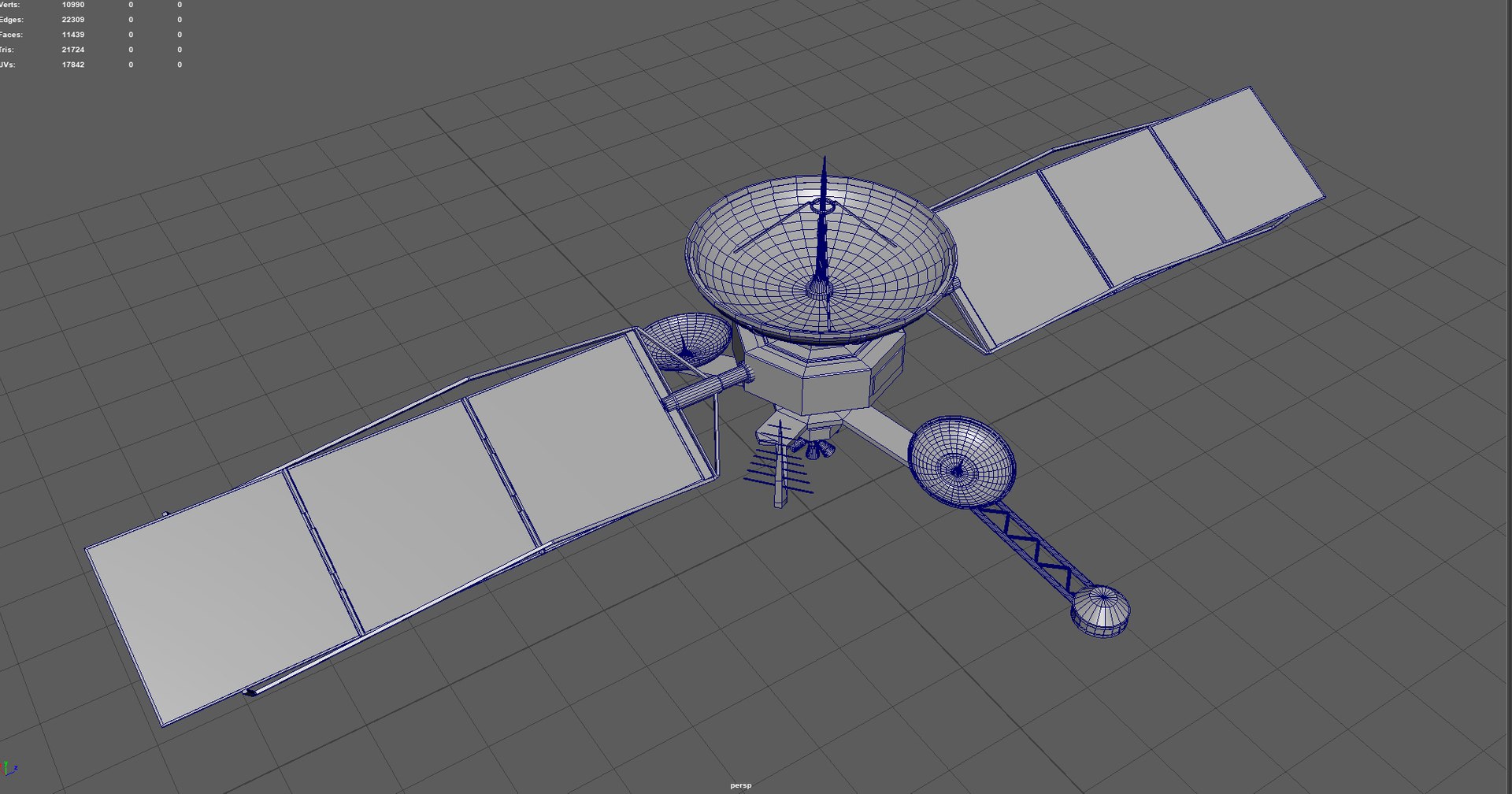 3D Model Satellite Spaceship - TurboSquid 1474590