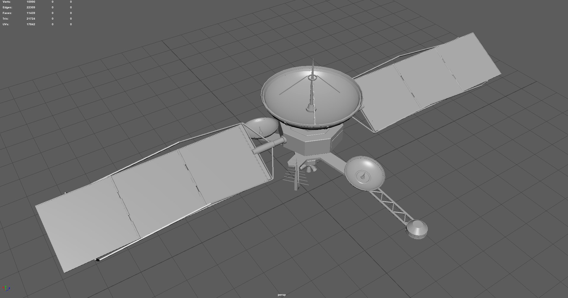 3D Model Satellite Spaceship - TurboSquid 1474590