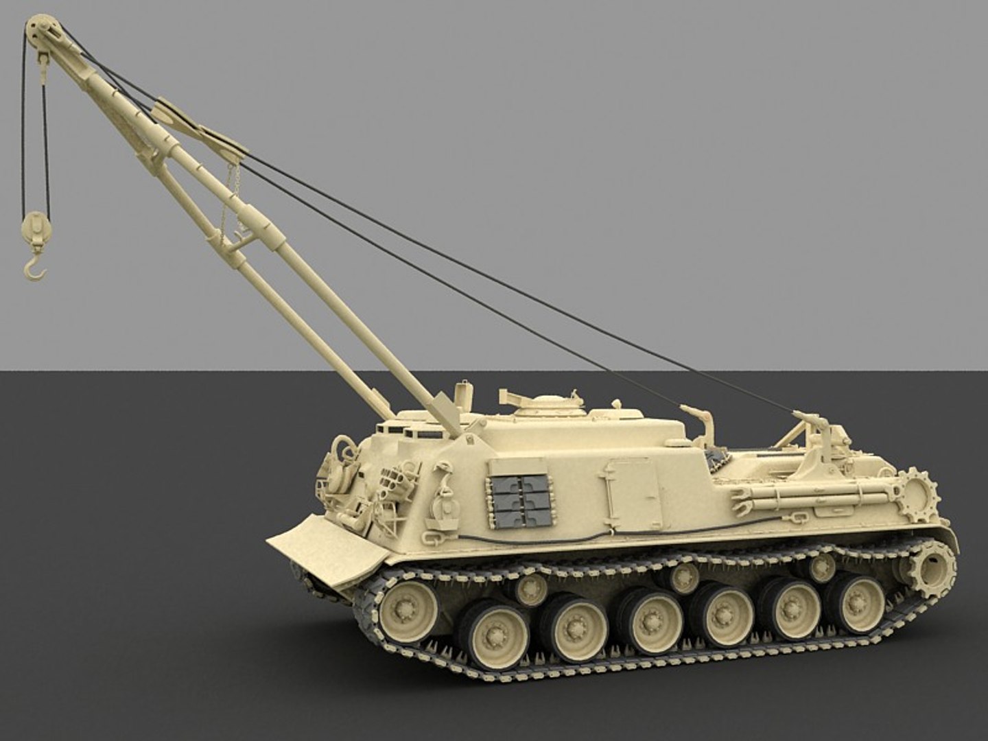 M88a1 Medium Recovery 3d Model