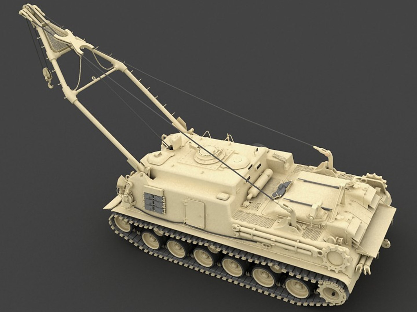 M88a1 Medium Recovery 3d Model
