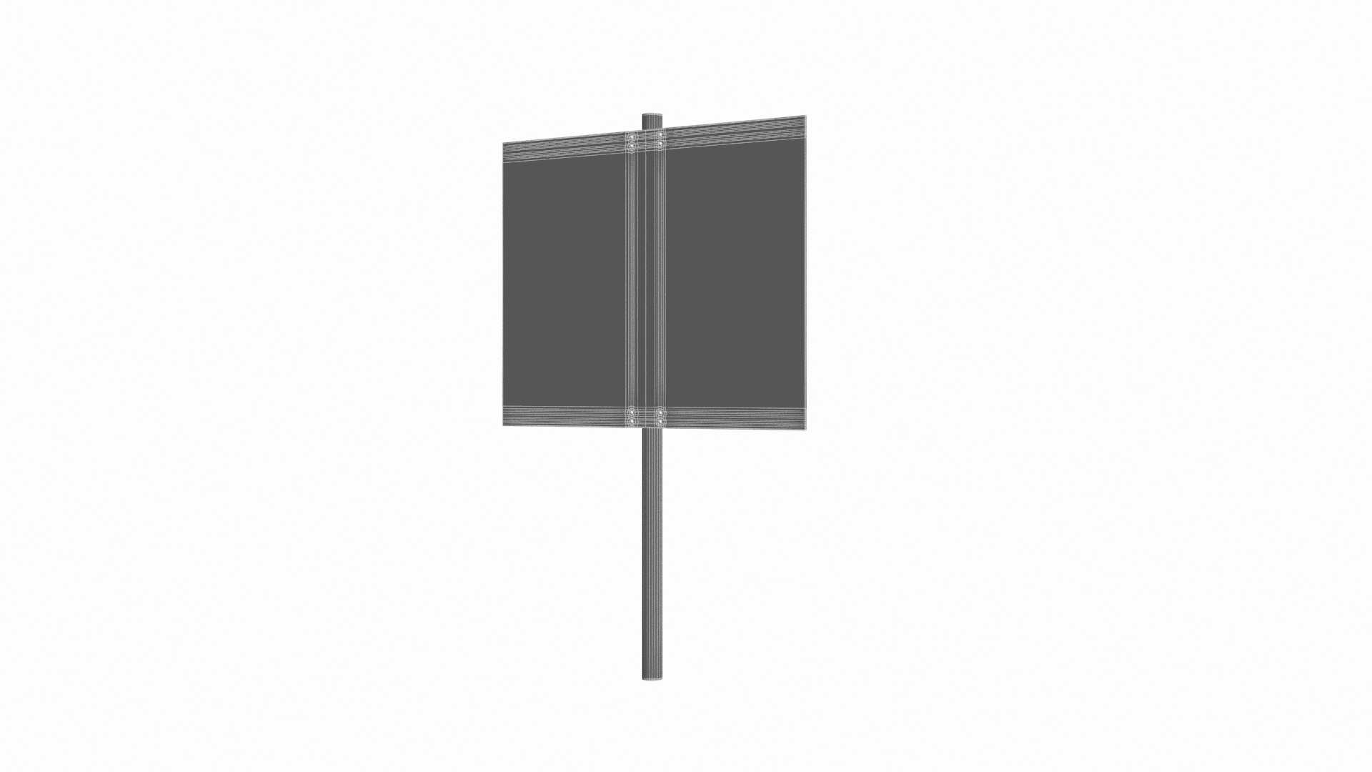 Protest sign 3D model - TurboSquid 1428524