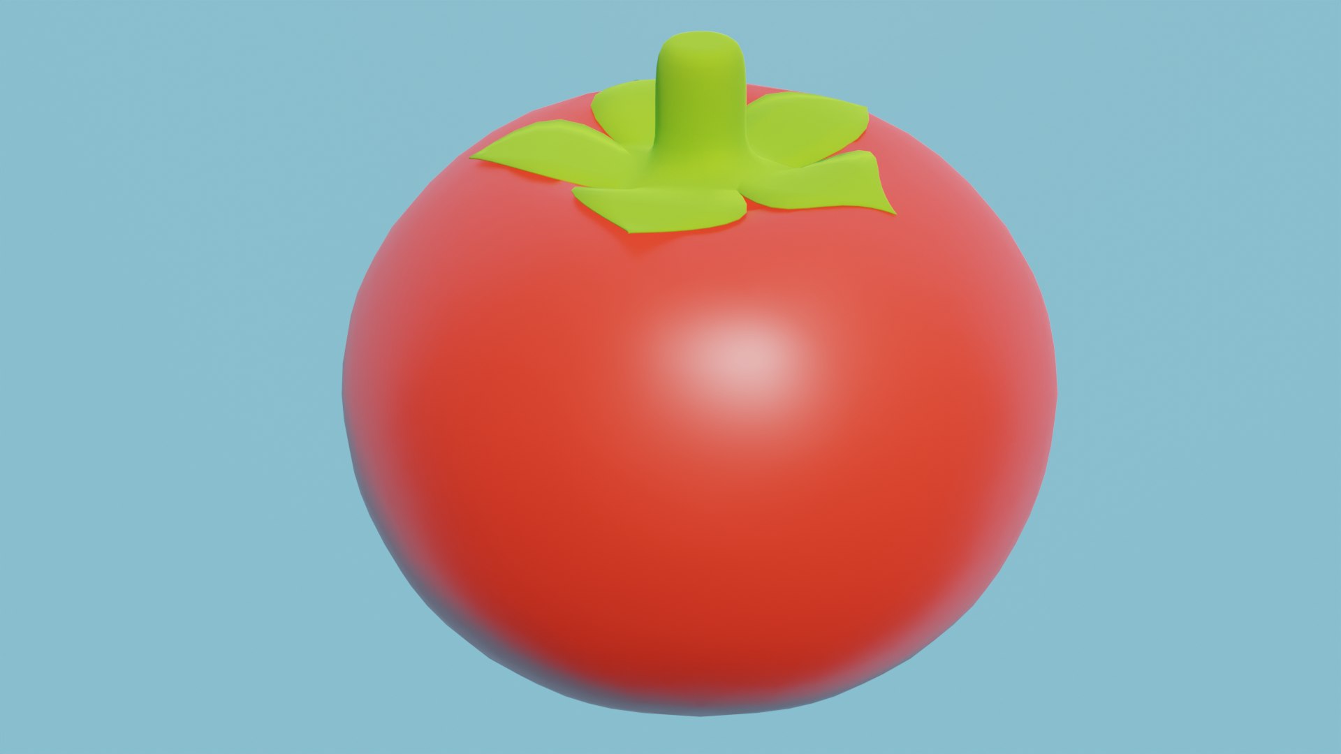 3D Low Poly Tomato Model - TurboSquid 2097948