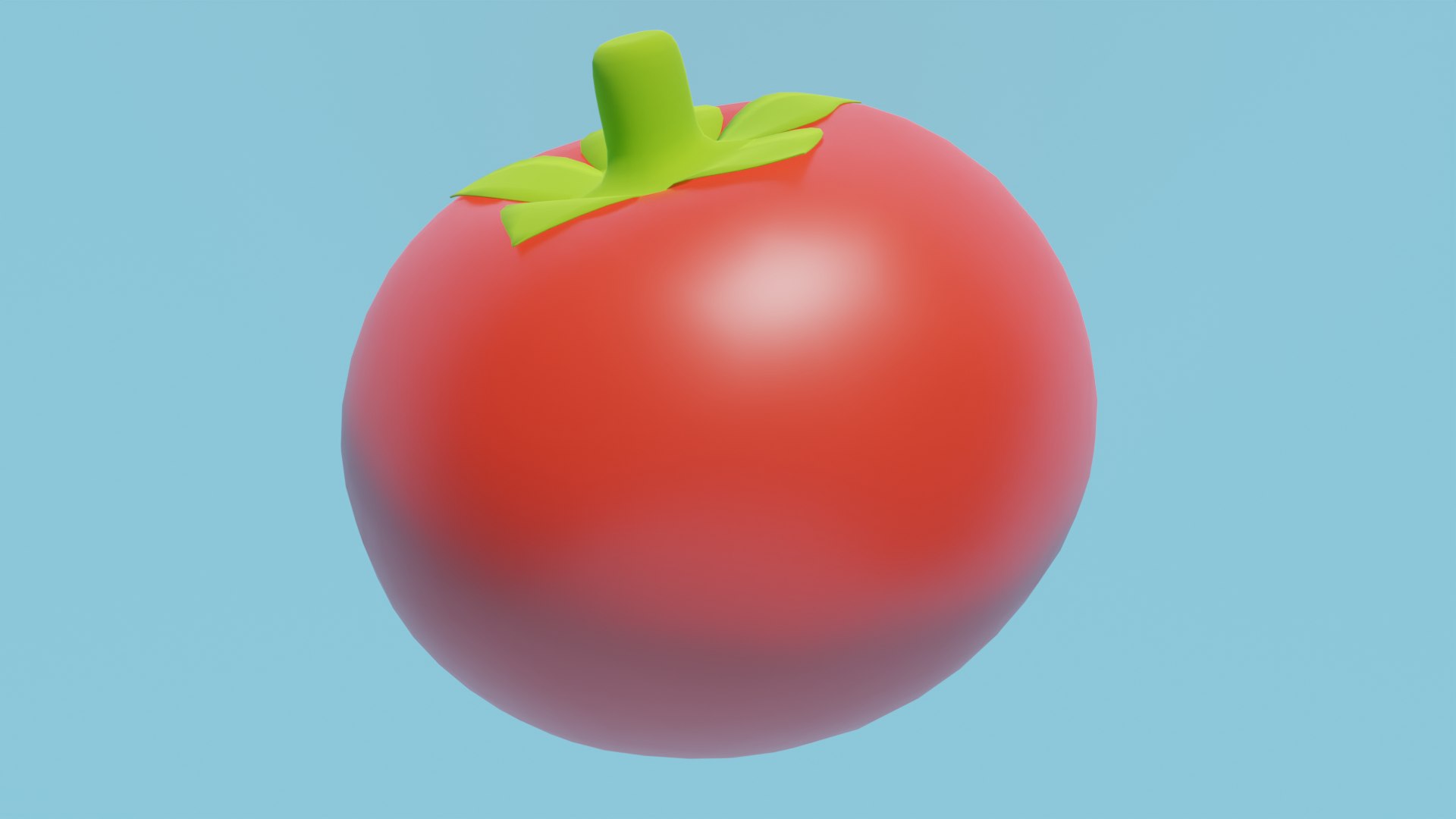 3D Low Poly Tomato Model - TurboSquid 2097948