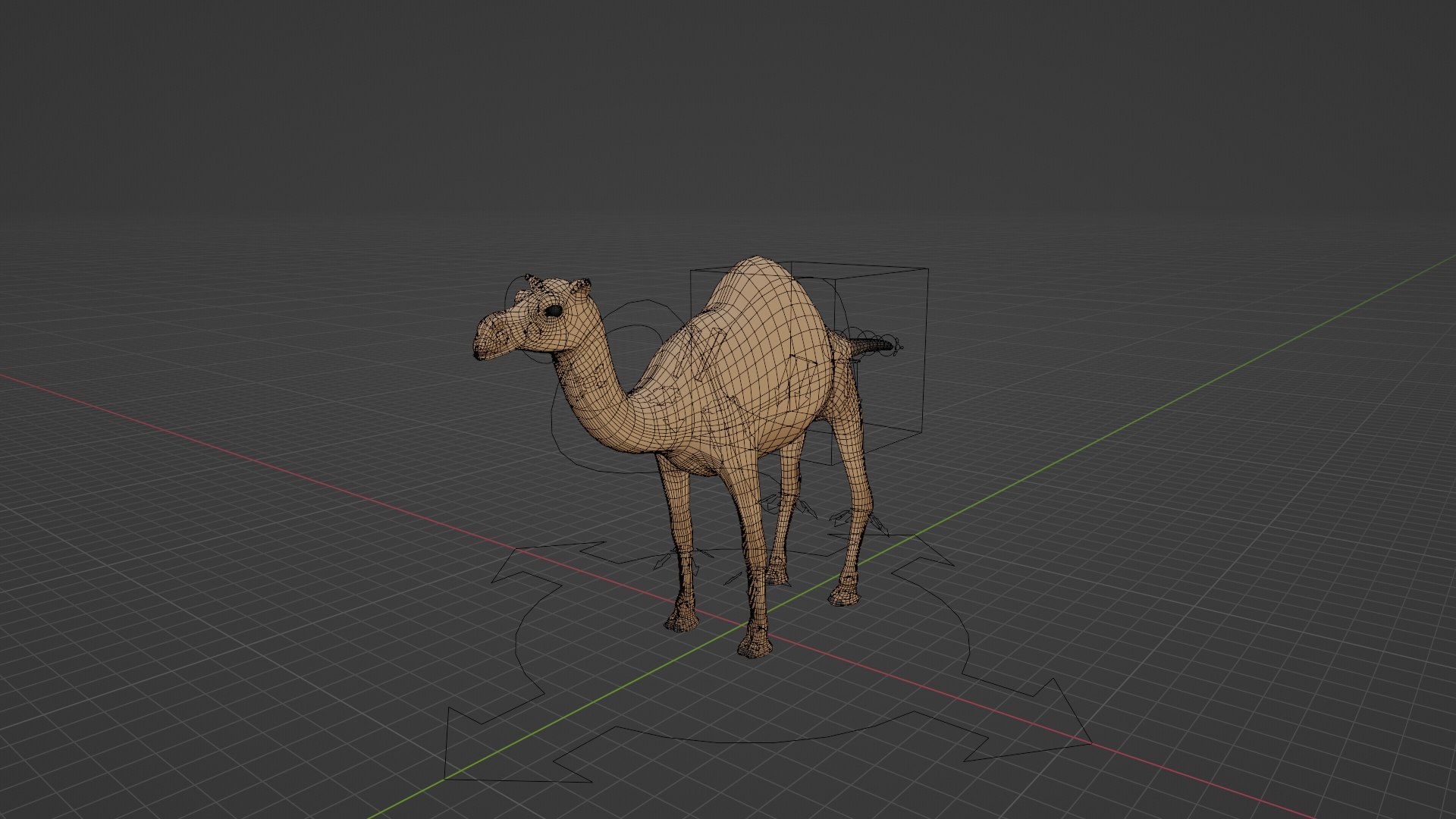 3D Model Camel Model And Rigged - TurboSquid 2062407