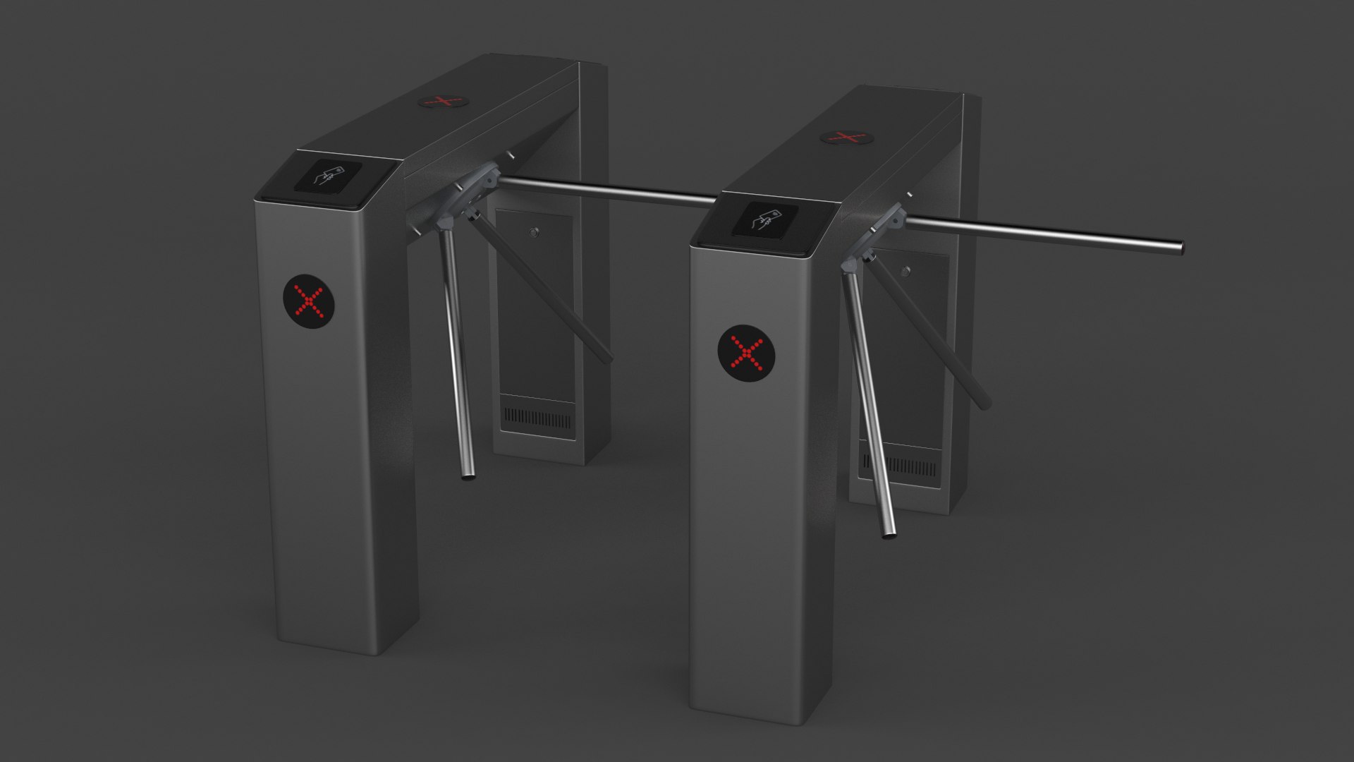 3D Turnstile Gate model - TurboSquid 2106427