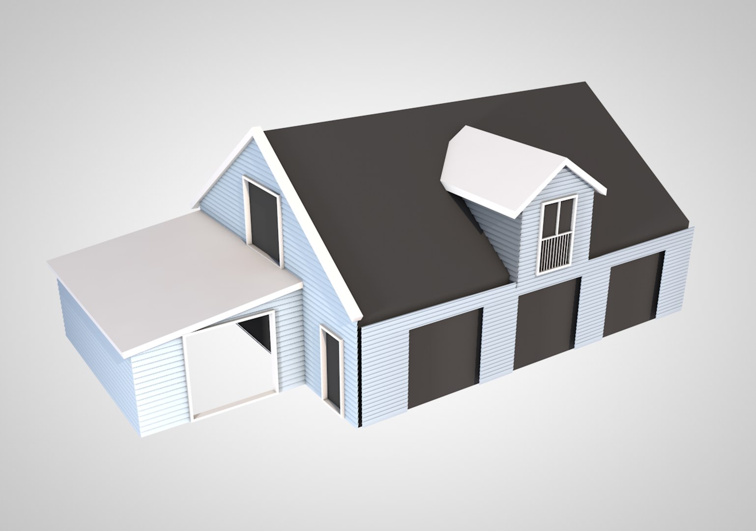 3D house home building architecture - TurboSquid 1441925