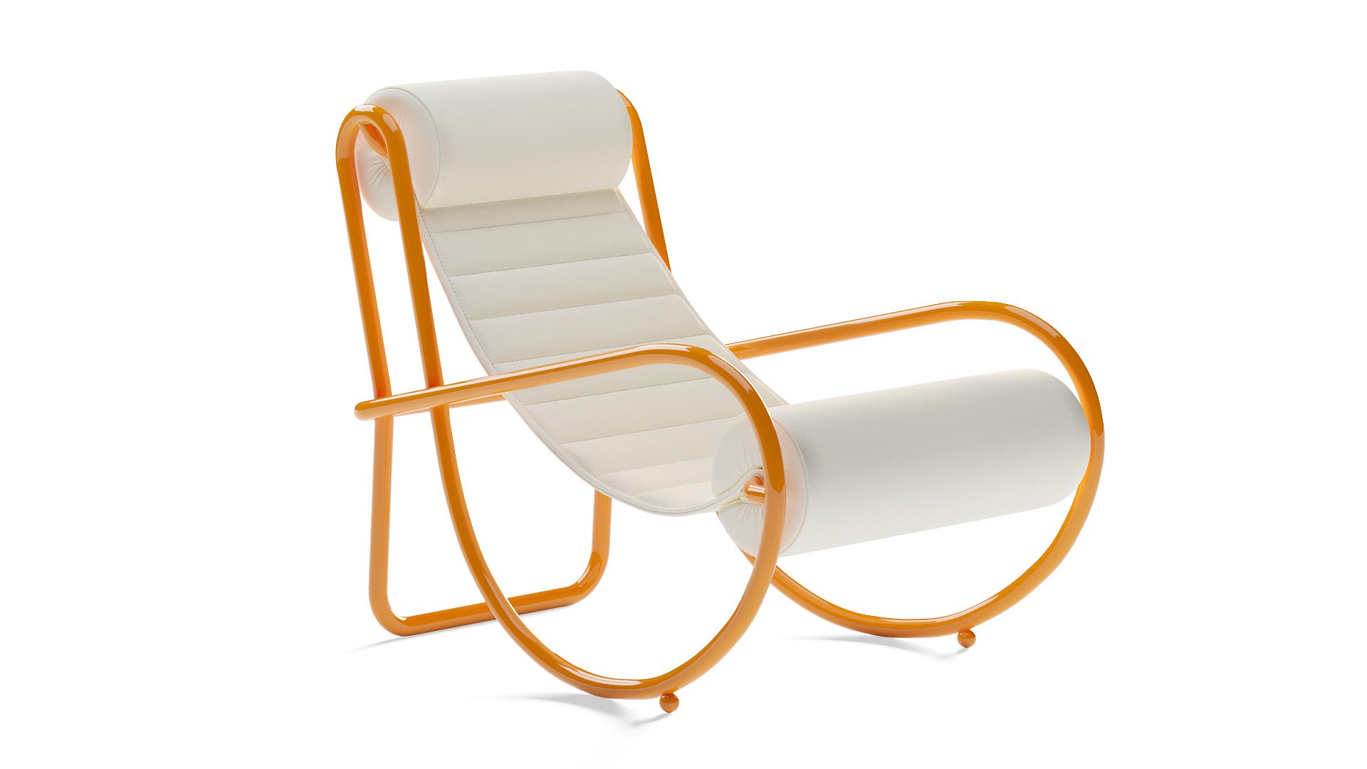 Locus Solus Orange Armchair by Gae Aulenti 3D - TurboSquid 2098758