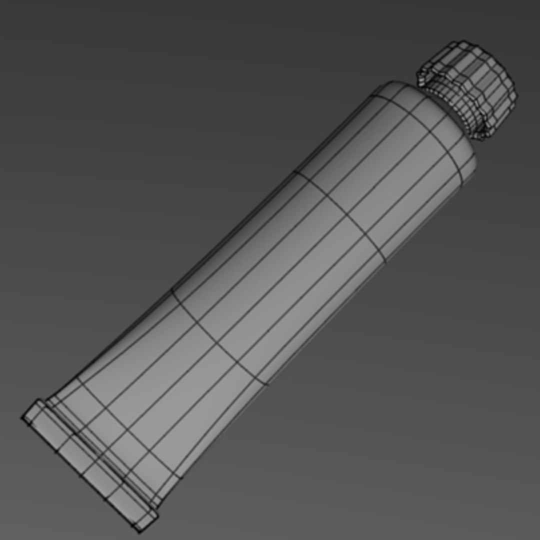 3ds Max Oil Tube Painting