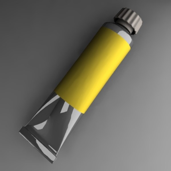 3ds max oil tube painting
