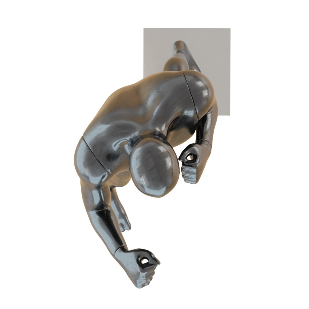 Male black mannequin boxing 3D model - TurboSquid 1641208