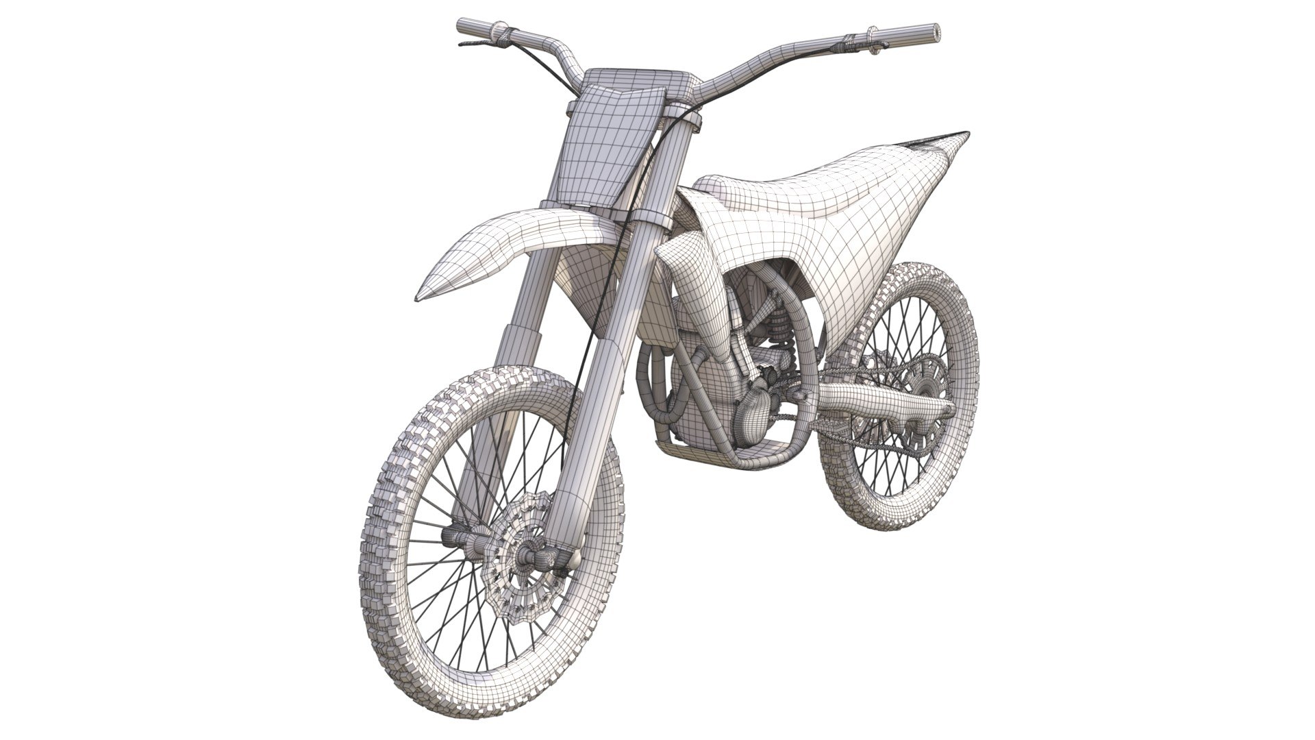 Rusty Motorcycle Dirt Bike 3D Model - TurboSquid 2177103