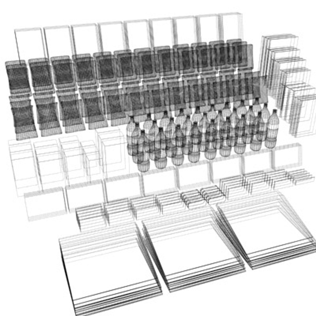 3d Model Merchandise Items