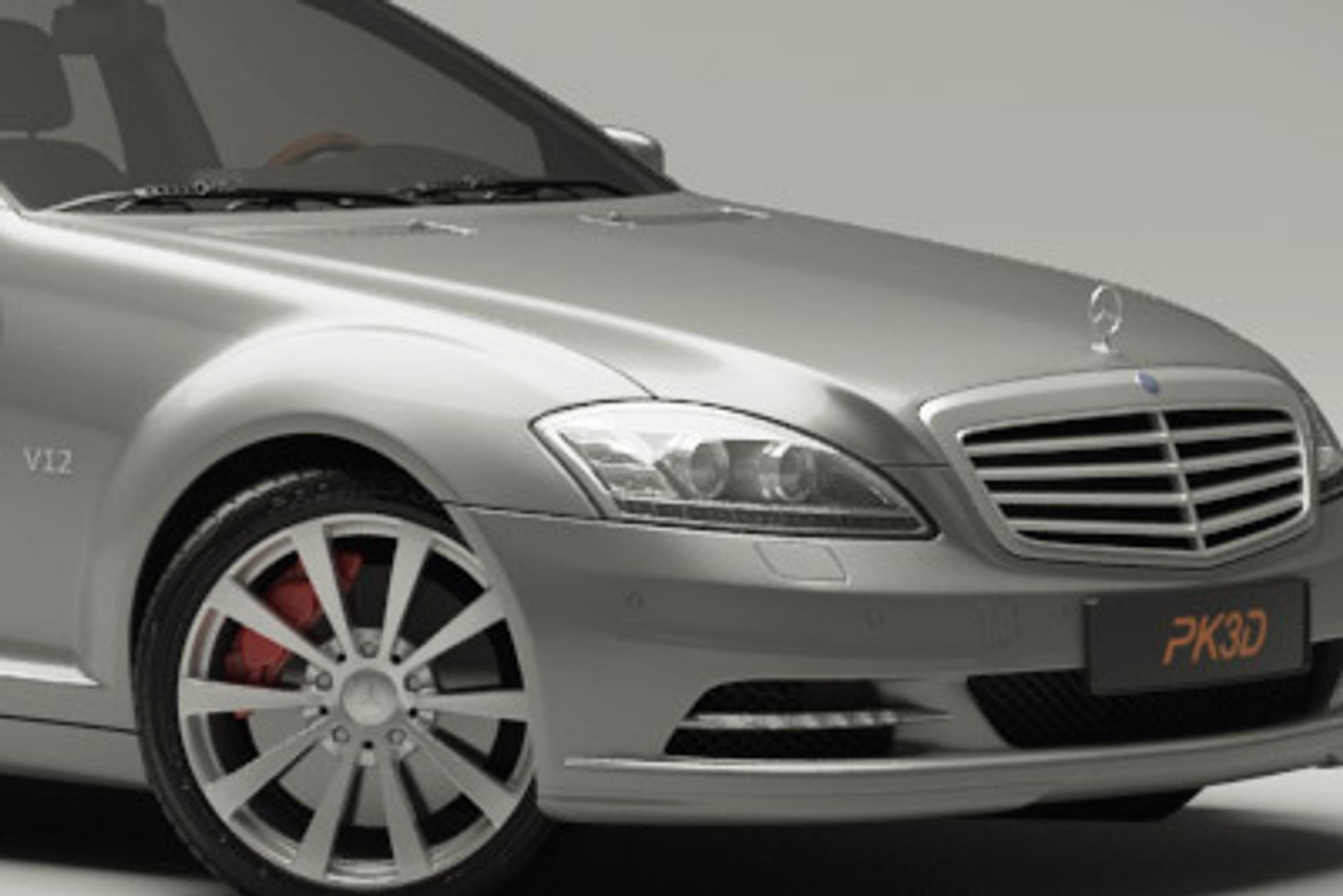 Mercedes S Class 2009 3d Model
