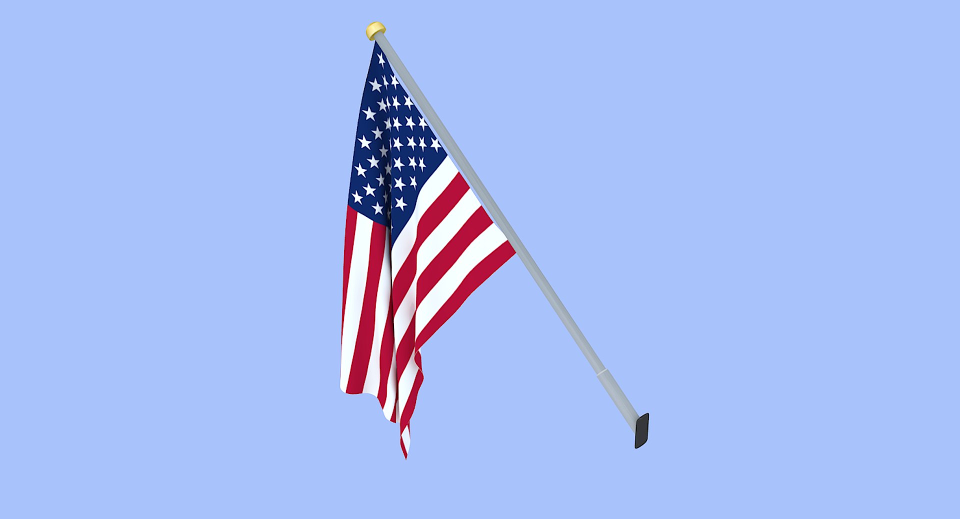 Usa Flag 3d C4d