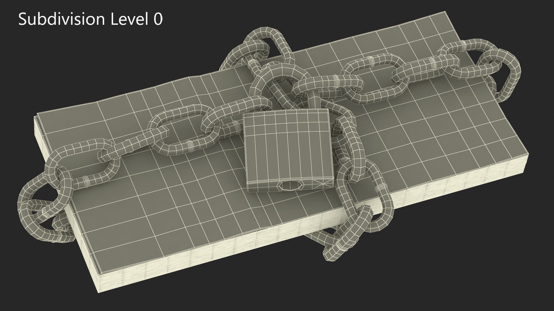 Wad Of Won In Chain 3D Model - TurboSquid 2268672