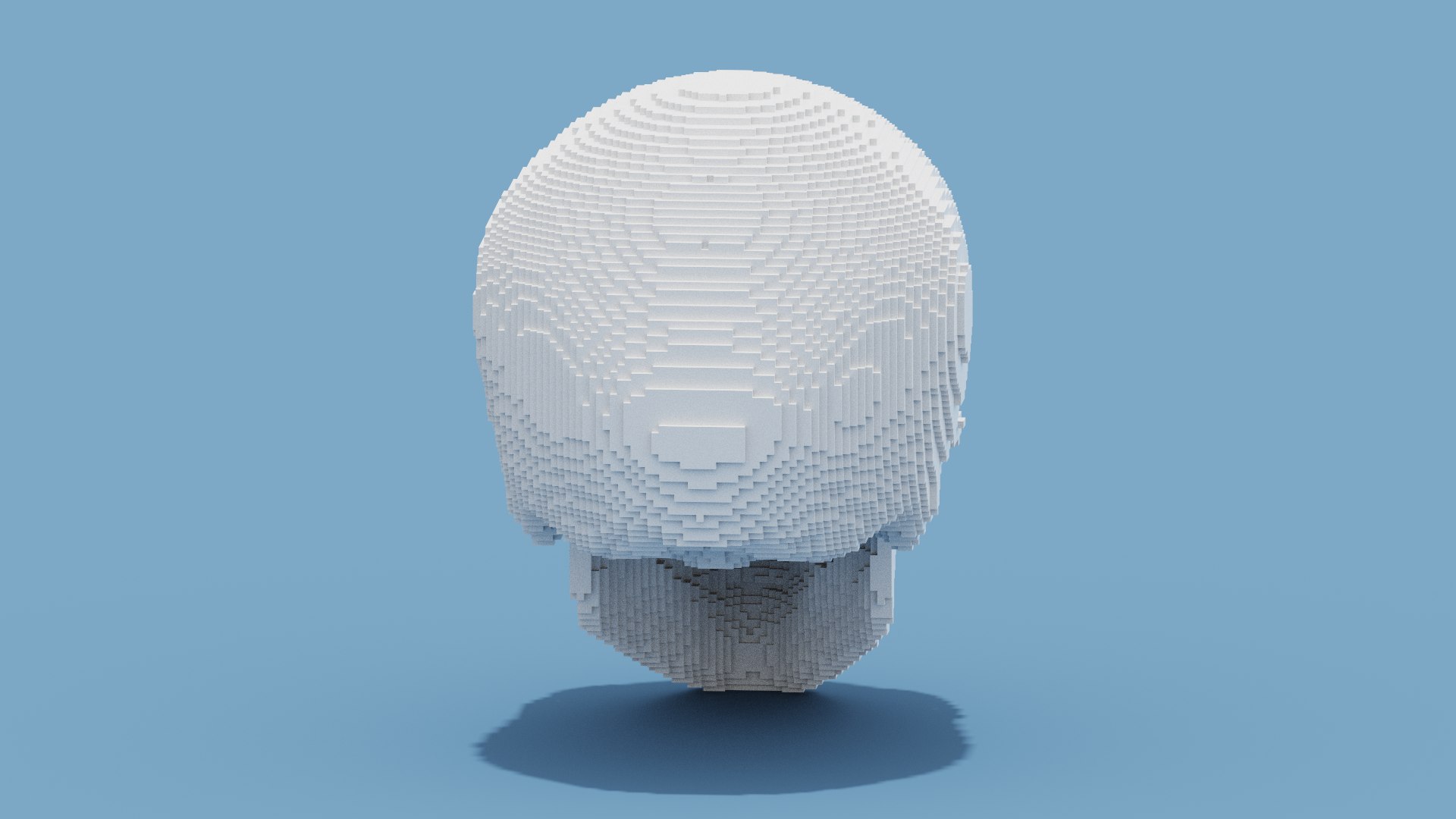 Voxel Skull 3D Model - TurboSquid 2110470