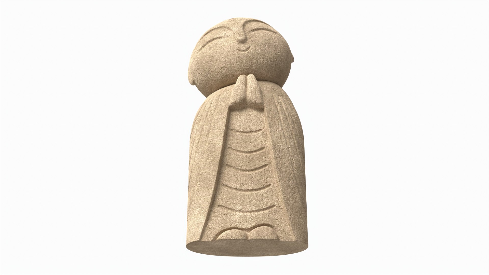 Jizo Japanese Figurine 3D Model - TurboSquid 2134548